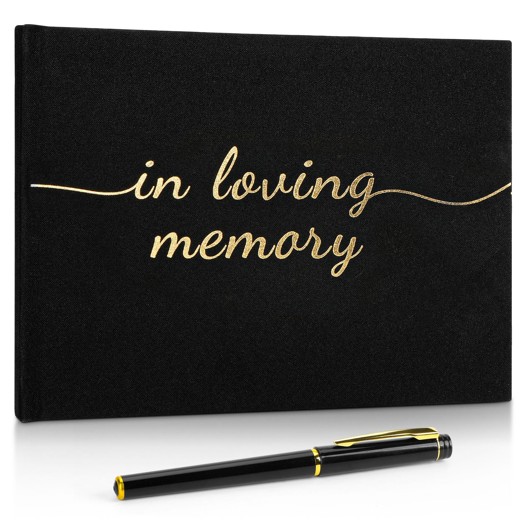 Amazon.com: Funeral Guest Book for Memorial Service, in Loving Memory ...