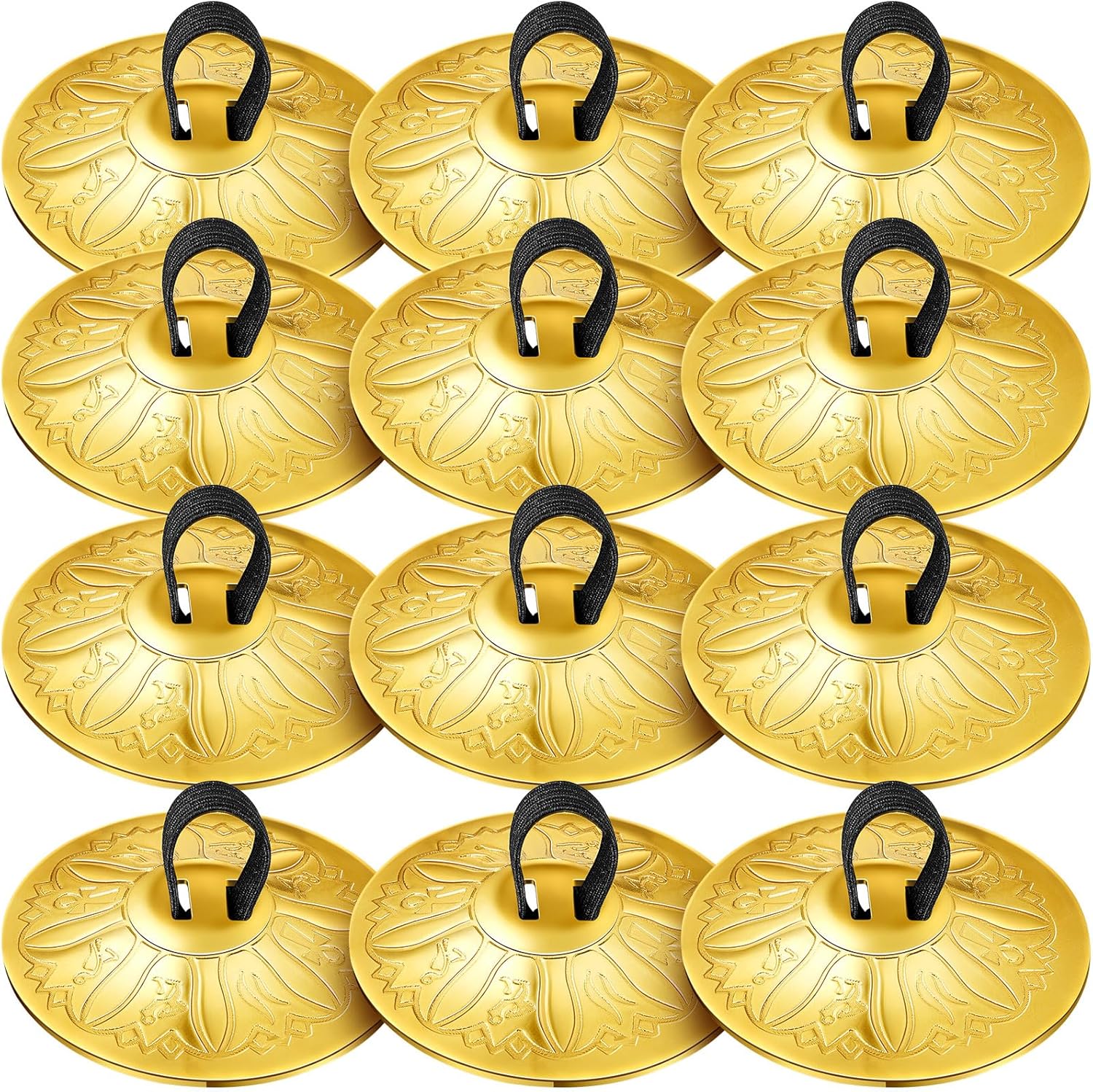 Amazon.com: Fiada 6 Pairs/ 12 Pcs Belly Dancing Finger Cymbals Finger ...