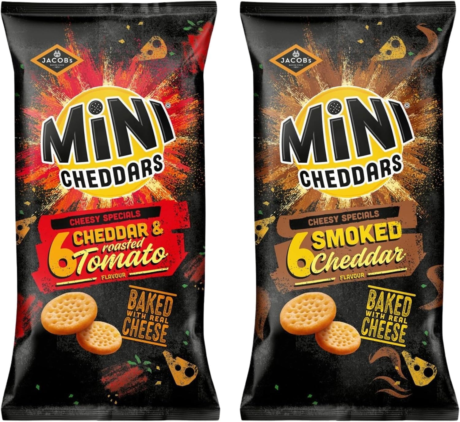 Snack Pack Bundle With Jacobs Smoked Cheddar Multipack 6 x 23g and Mini ...