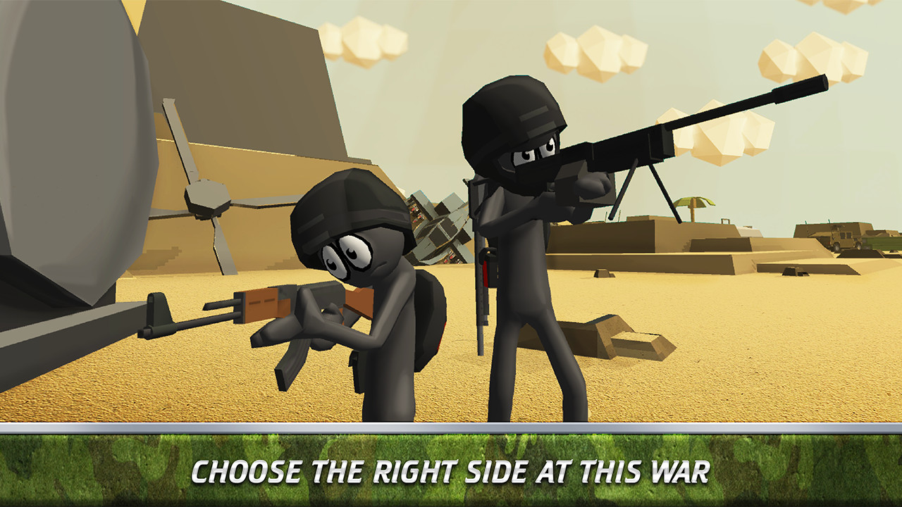 Sticky Man Tactical Battle 3D - Epic Warriors | Strategic Arena For ...