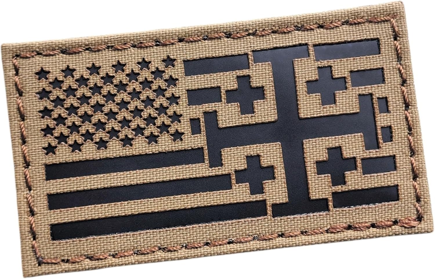 Amazon.com: American Jerusalem Cross Holy Sepulchre (Coyote Brown on ...