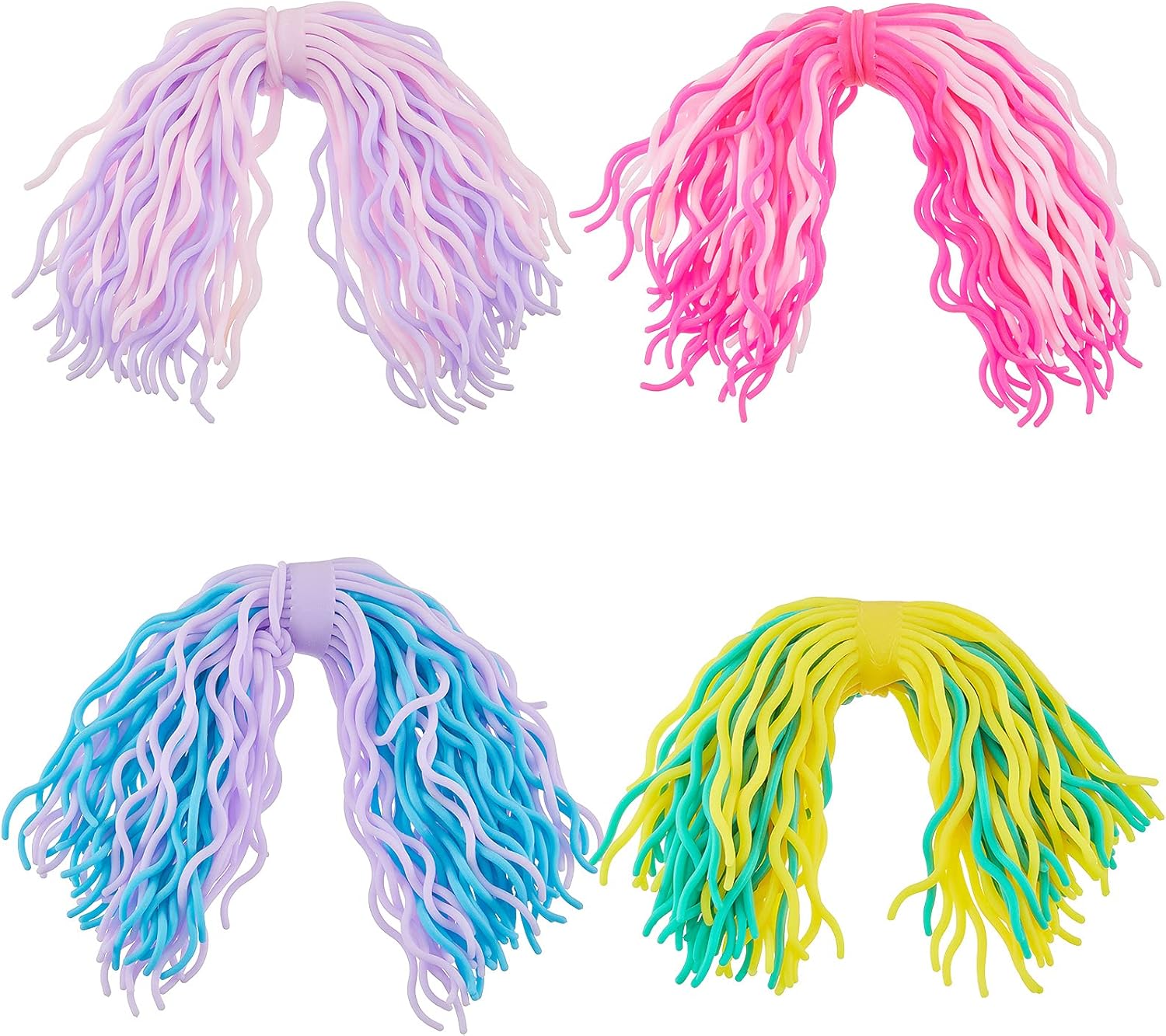 Amazon.com: 8 Pieces Spaghetti Stretch Toy Stretchy Spaghetti Ball ...