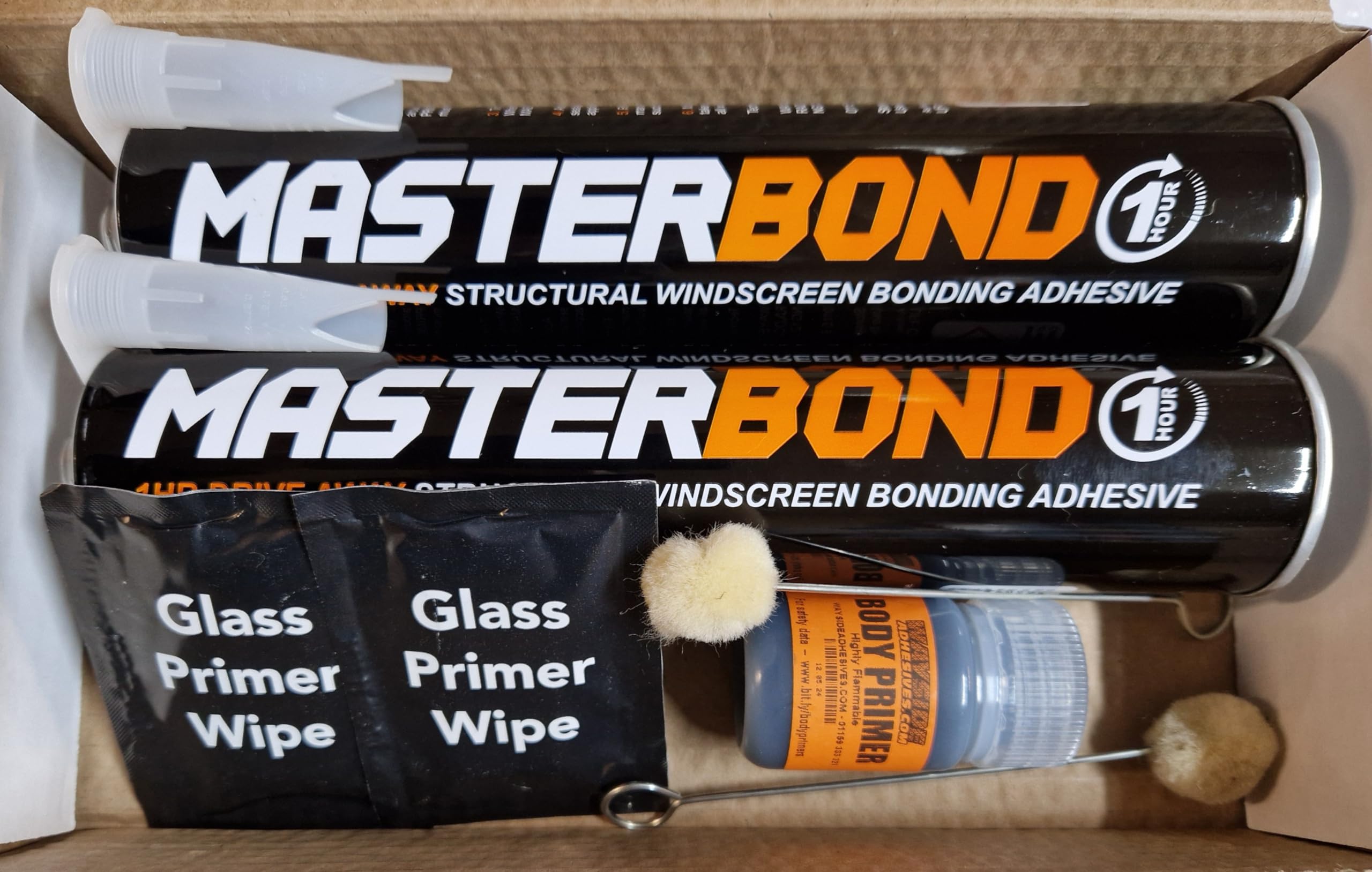 DOUBLE KIT CAMPER GLASS WINDOW BONDING KIT : Amazon.co.uk: Automotive