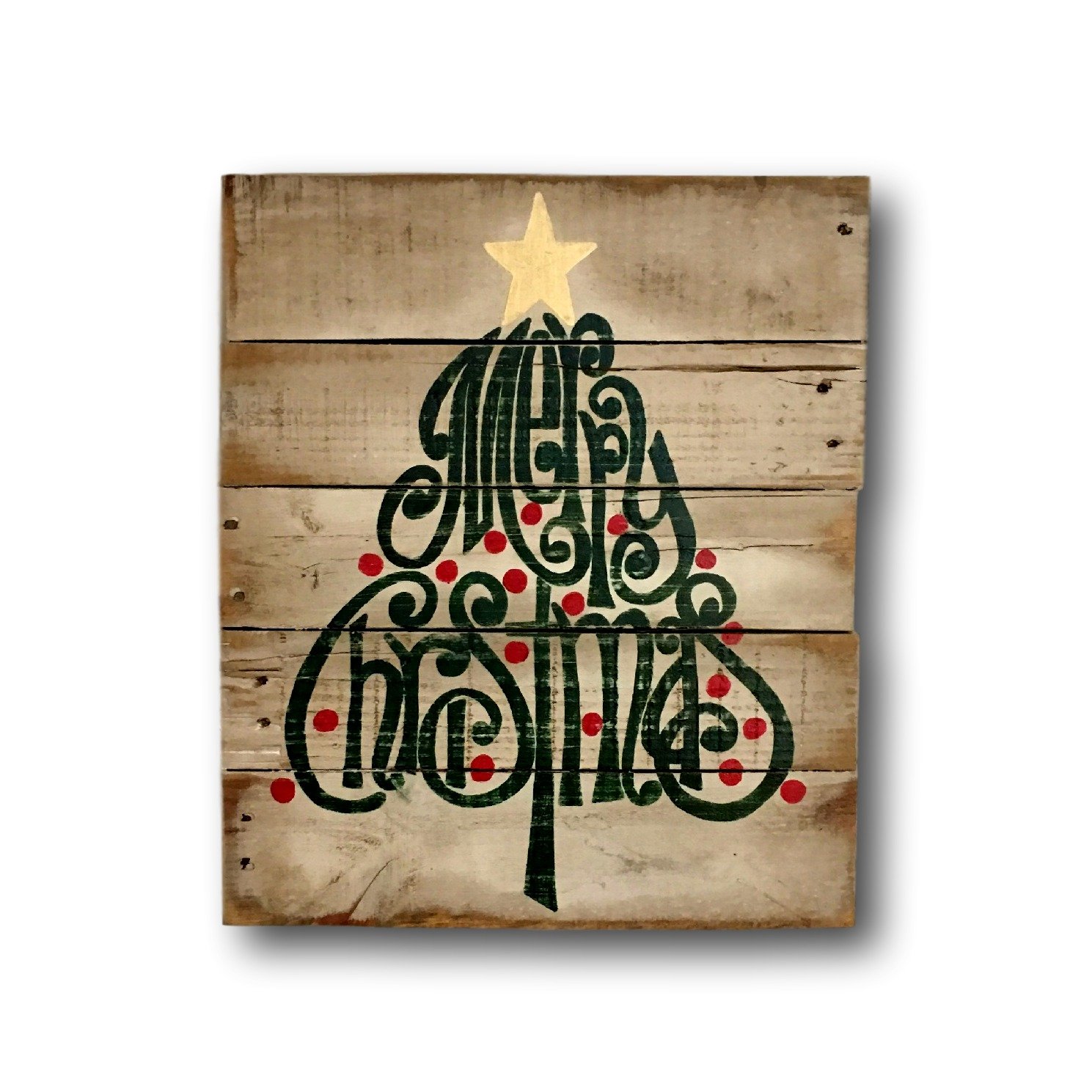 Amazon.com: Rustic Merry Christmas Sign : Handmade Products
