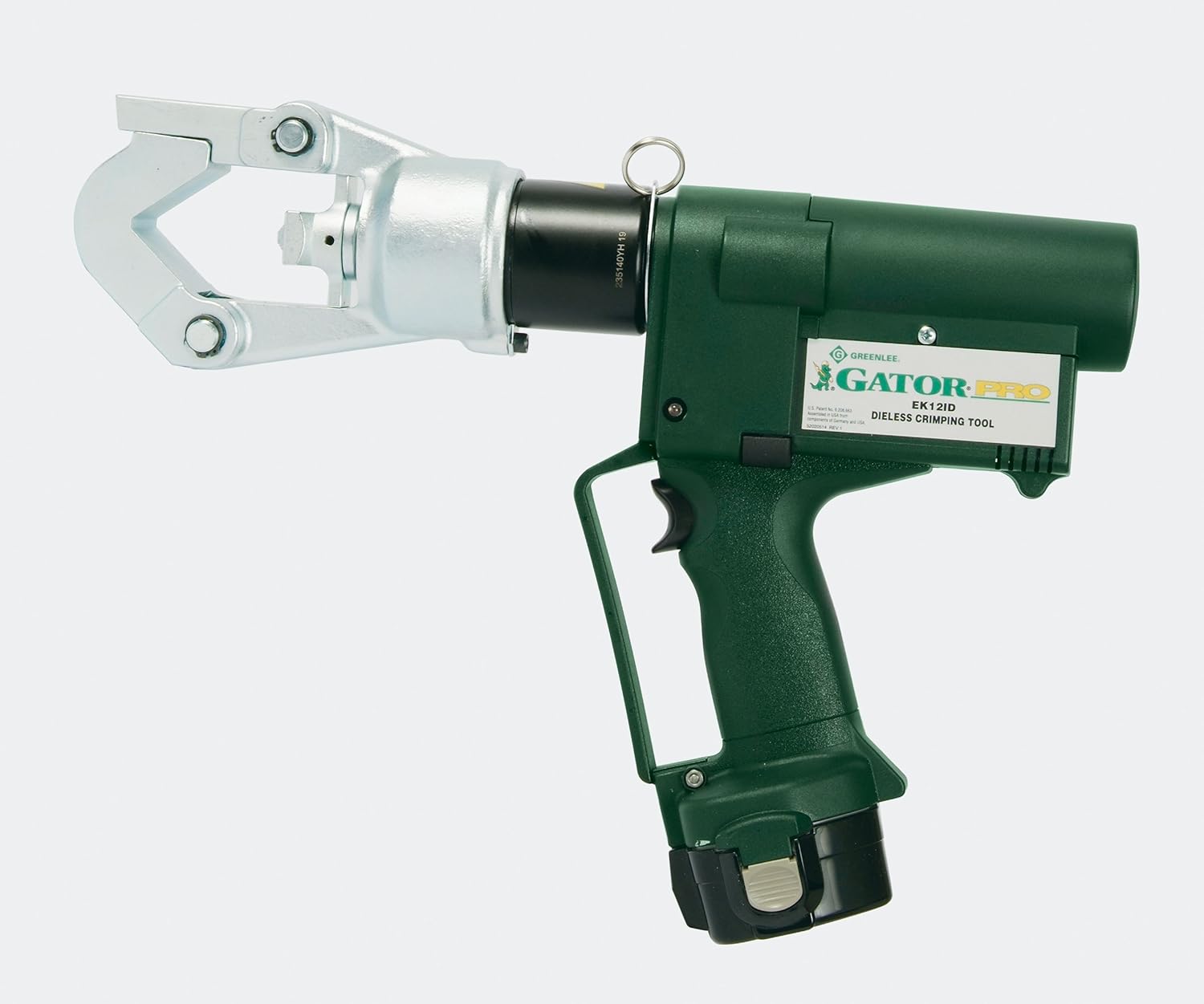 Greenlee EK12ID11 115-Volt Gator Plus Battery-Powered Dieless Crimping ...