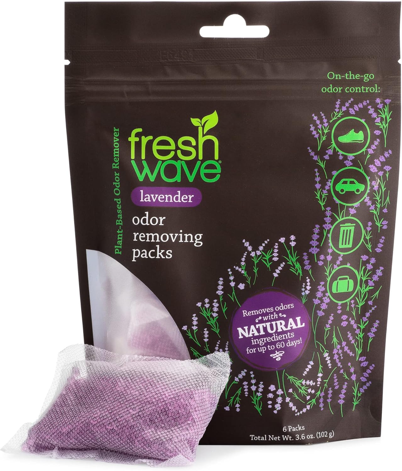 Fresh Wave Odor Removing Lavender Packs of 6 : Buy Online at Best Price ...
