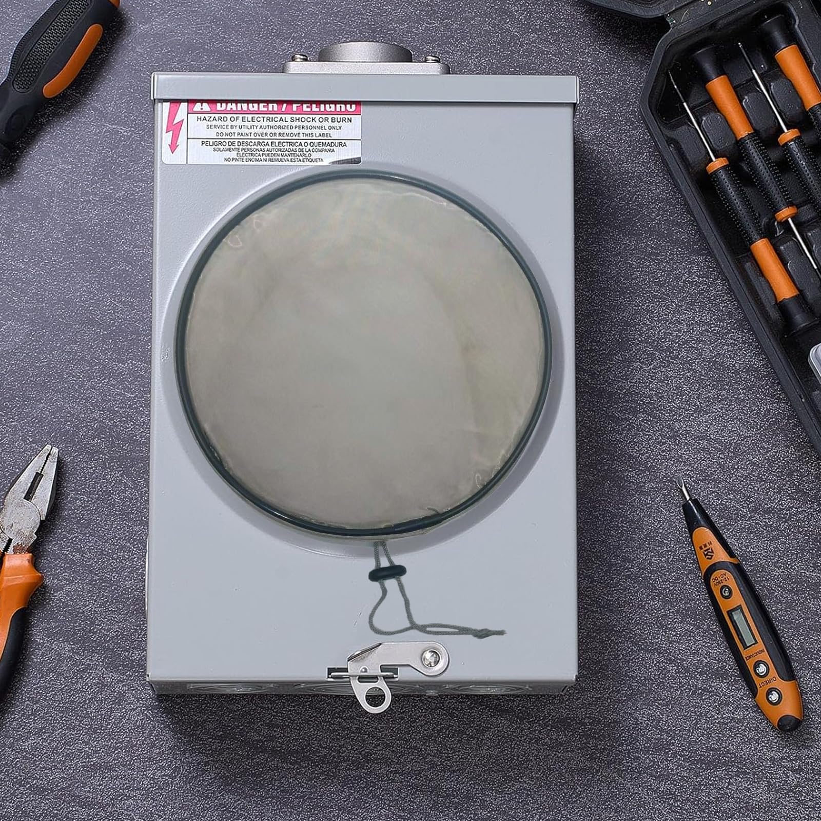 EMF Radiation Shield Smart Meter Cover - Faraday Cage RF Shield For ...
