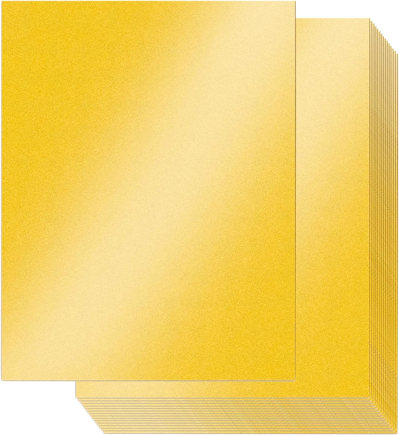 Acidea 100 Sheets Gold Shimmer Cardstock, 8.5 * 11in Metallic Shimmer ...