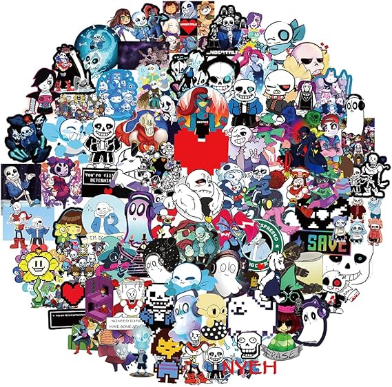 Amazon.com: Undertale stickers 100Pcs undertale Fashion Games Stickers ...