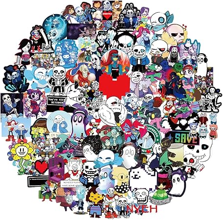 Amazon.com: Undertale stickers 100Pcs undertale Fashion Games Stickers ...