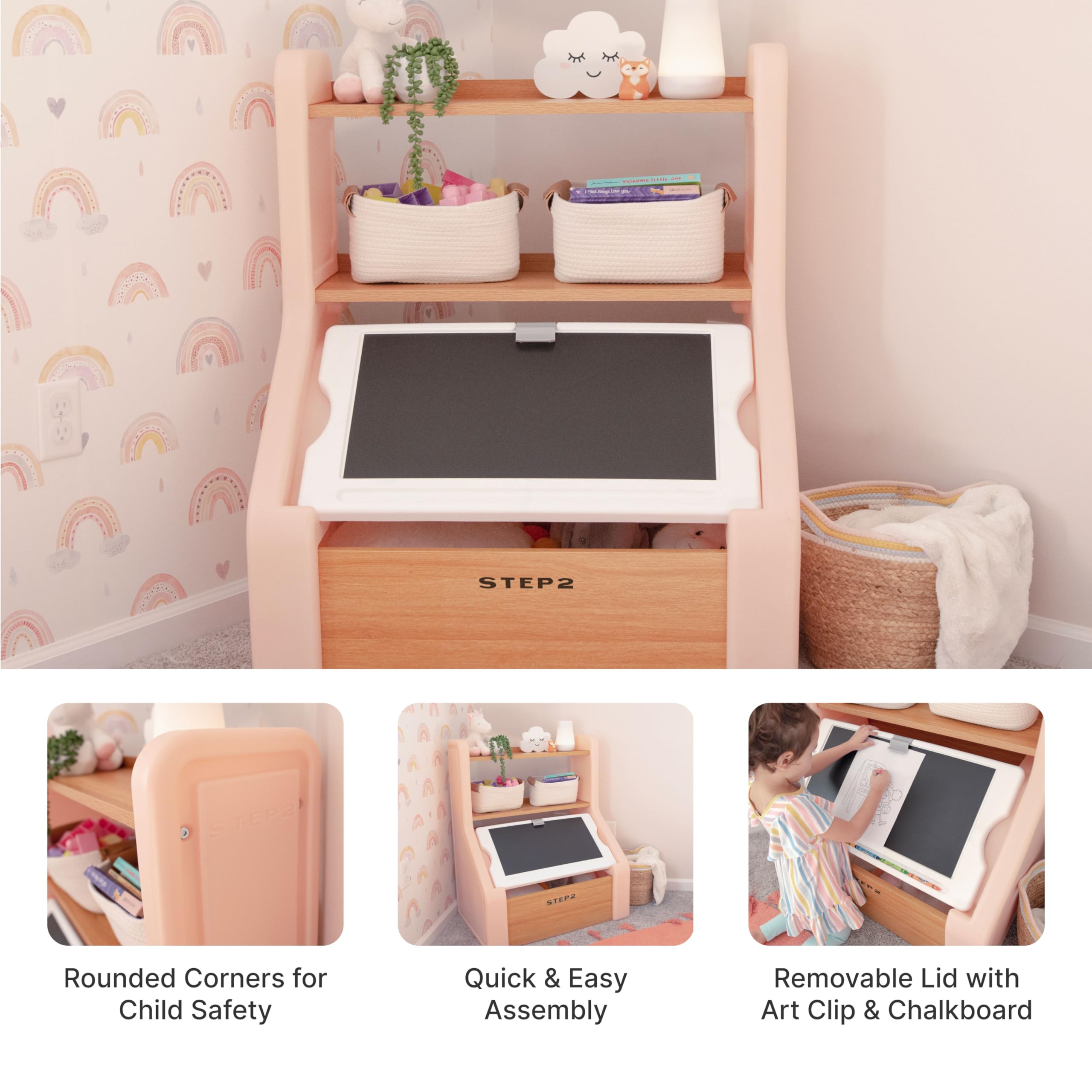 Replacement Parts Step2 Deluxe Art Activity Table Desk Childrens Play ...