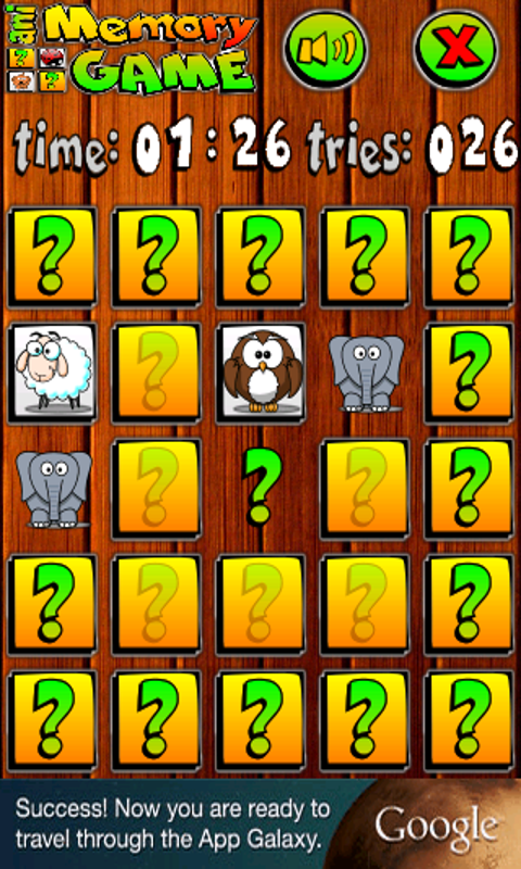 aniMemory Animated Memory Game - App on Amazon Appstore