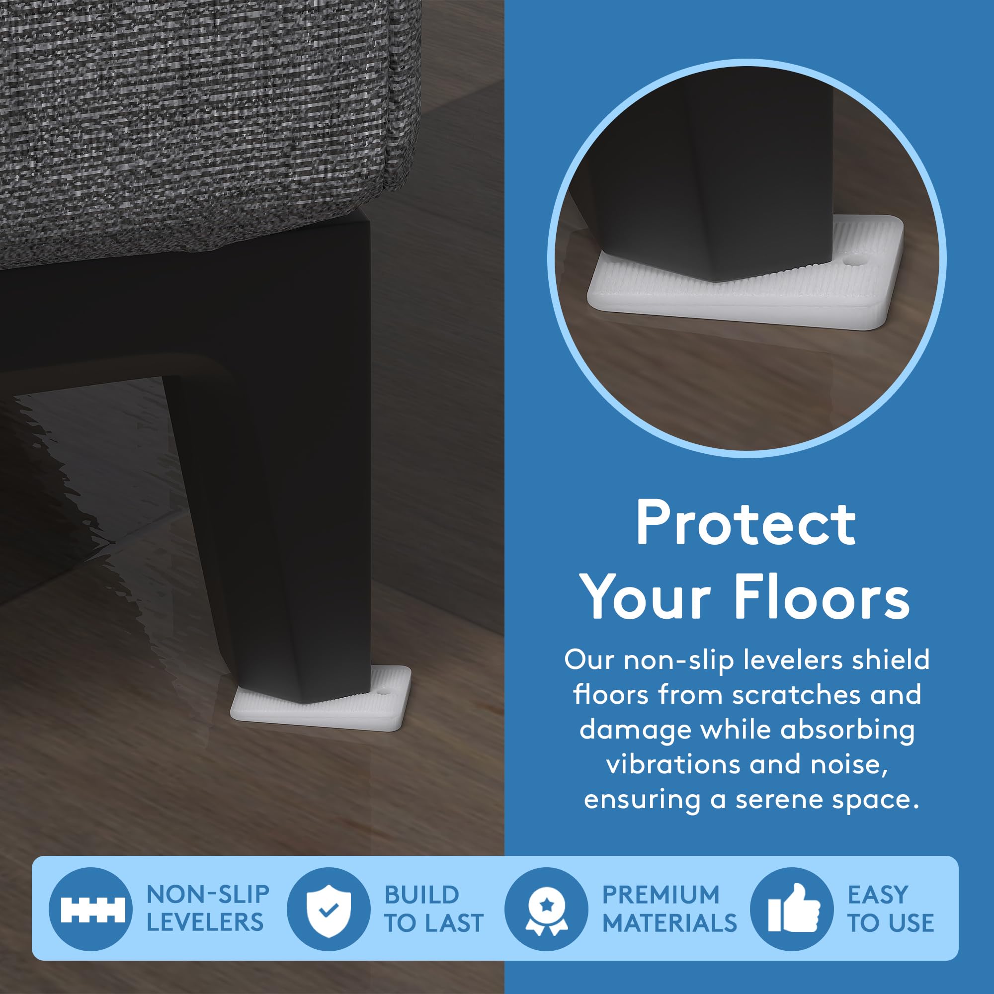 Snapklik.com : RAVINE Plastic Shims For Leveling - 6 Rigid And 6 ...