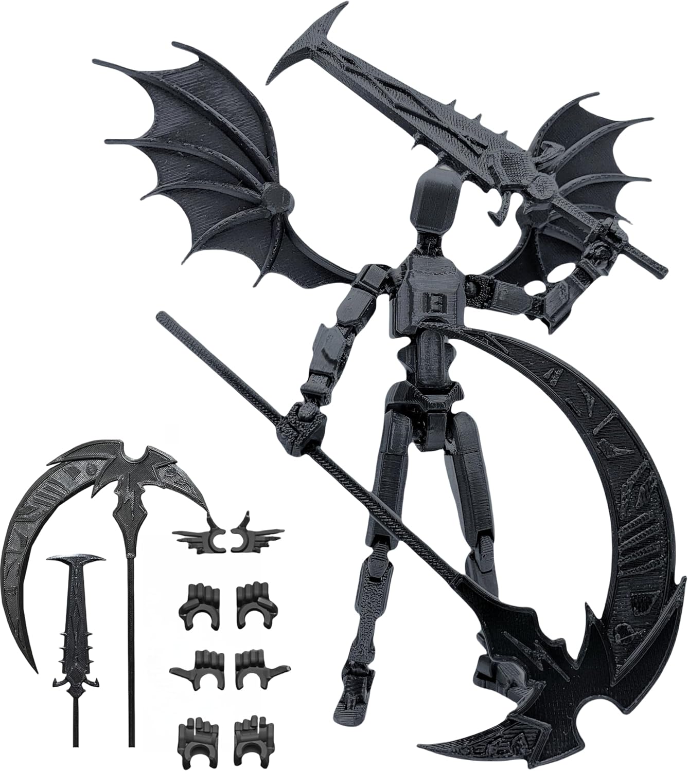 Amazon.com: T13(Pre-Assembled) Action Figure Set, 3D Printed Dummy13 ...