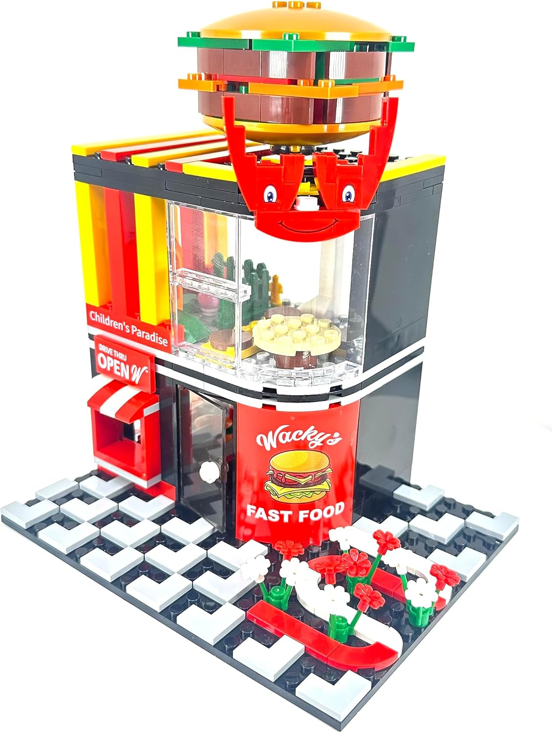 Amazon.com: General Jim's City Street Creator Fast Food Burger Joint ...