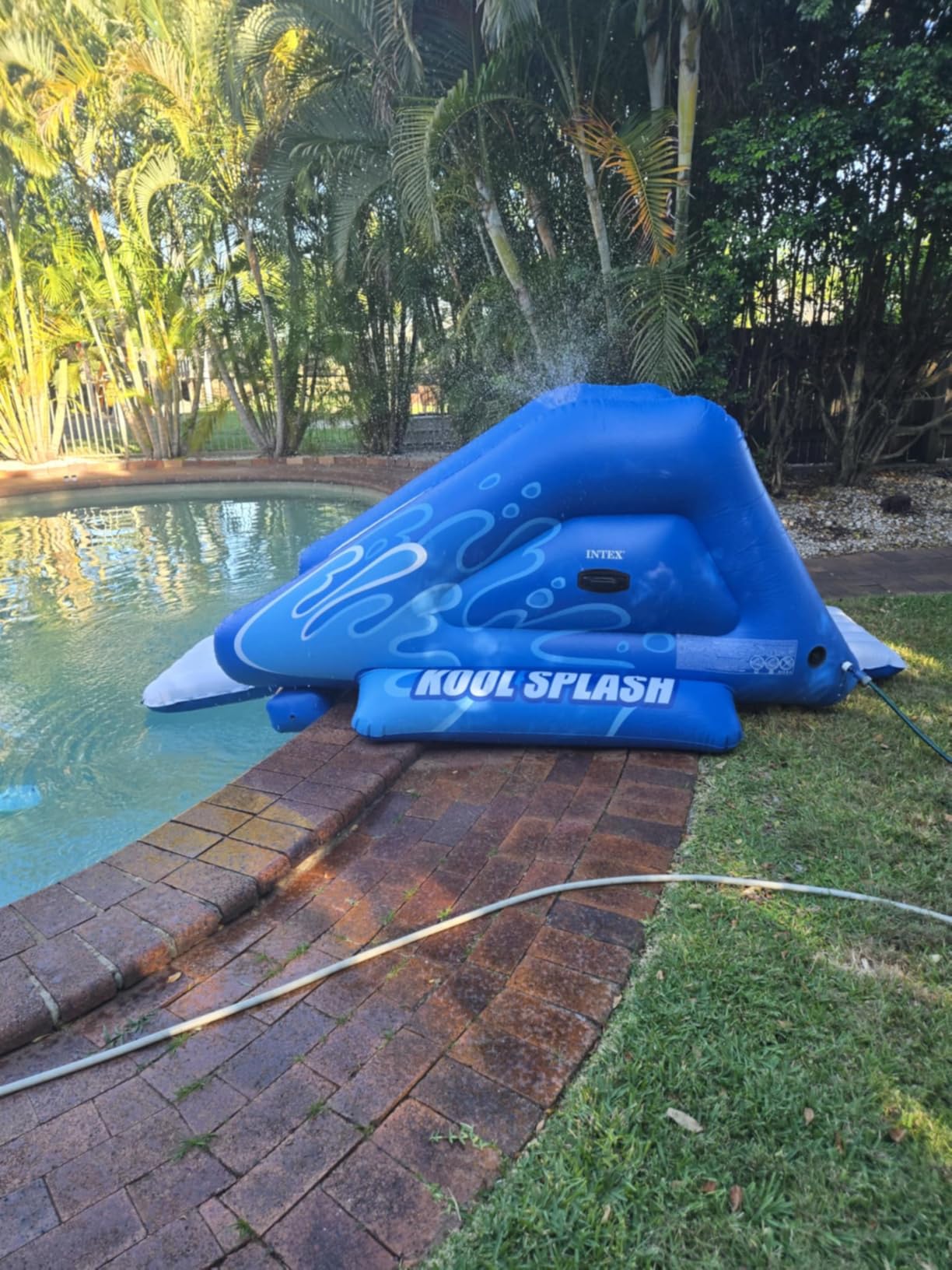 INTEX 58849NP - Kool Splash Water Slide, Ages 6+, 3.33mx2.06mx1.17m ...