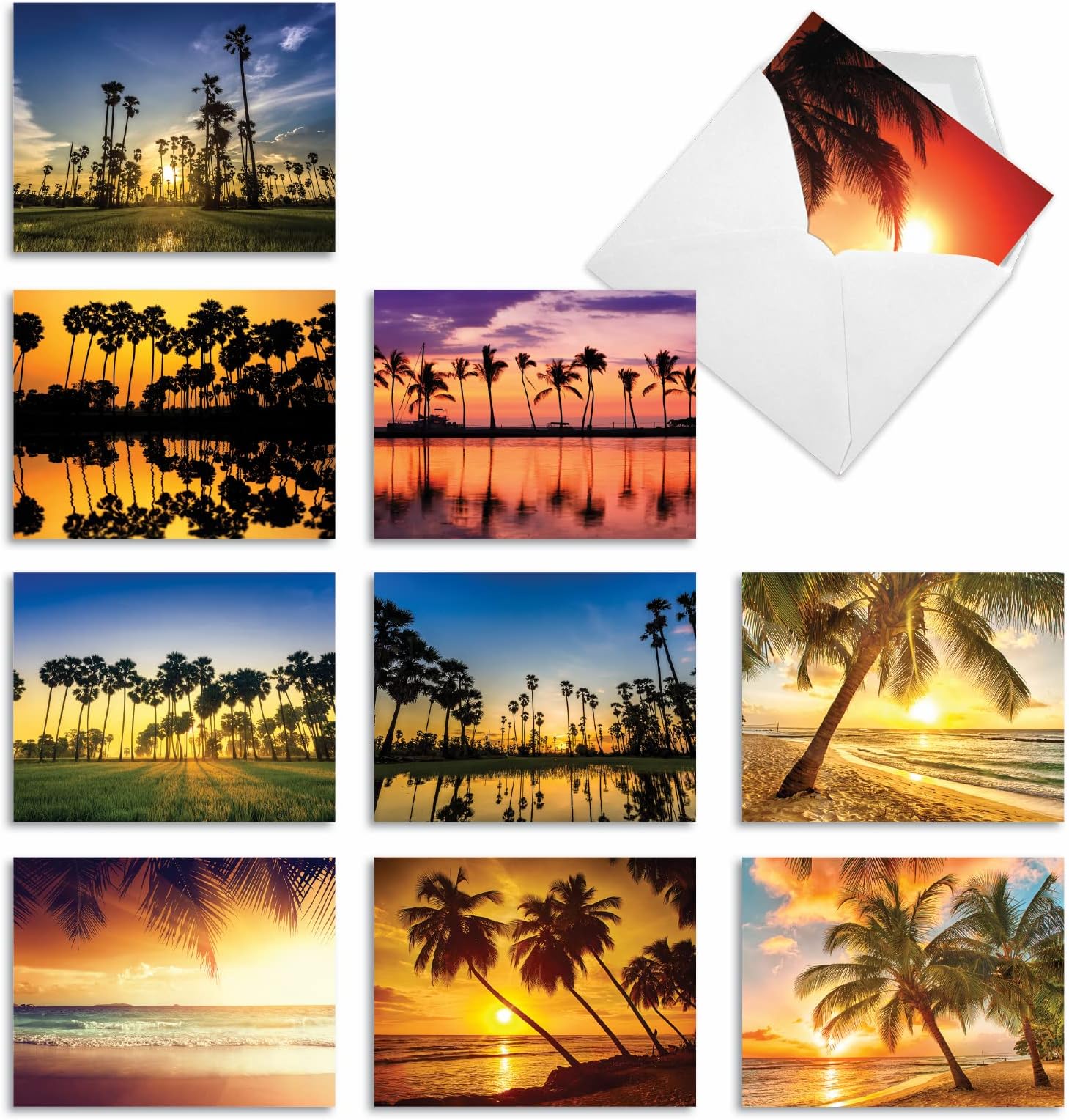 Amazon.com : Note Card Cafe All Occasion Greeting Cards with Envelopes ...