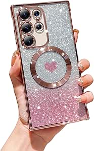 Amazon.com: FABSPARK for Samsung Galaxy S25 Plus Phone Case,Compatible with Magsafe,Magnetic ...