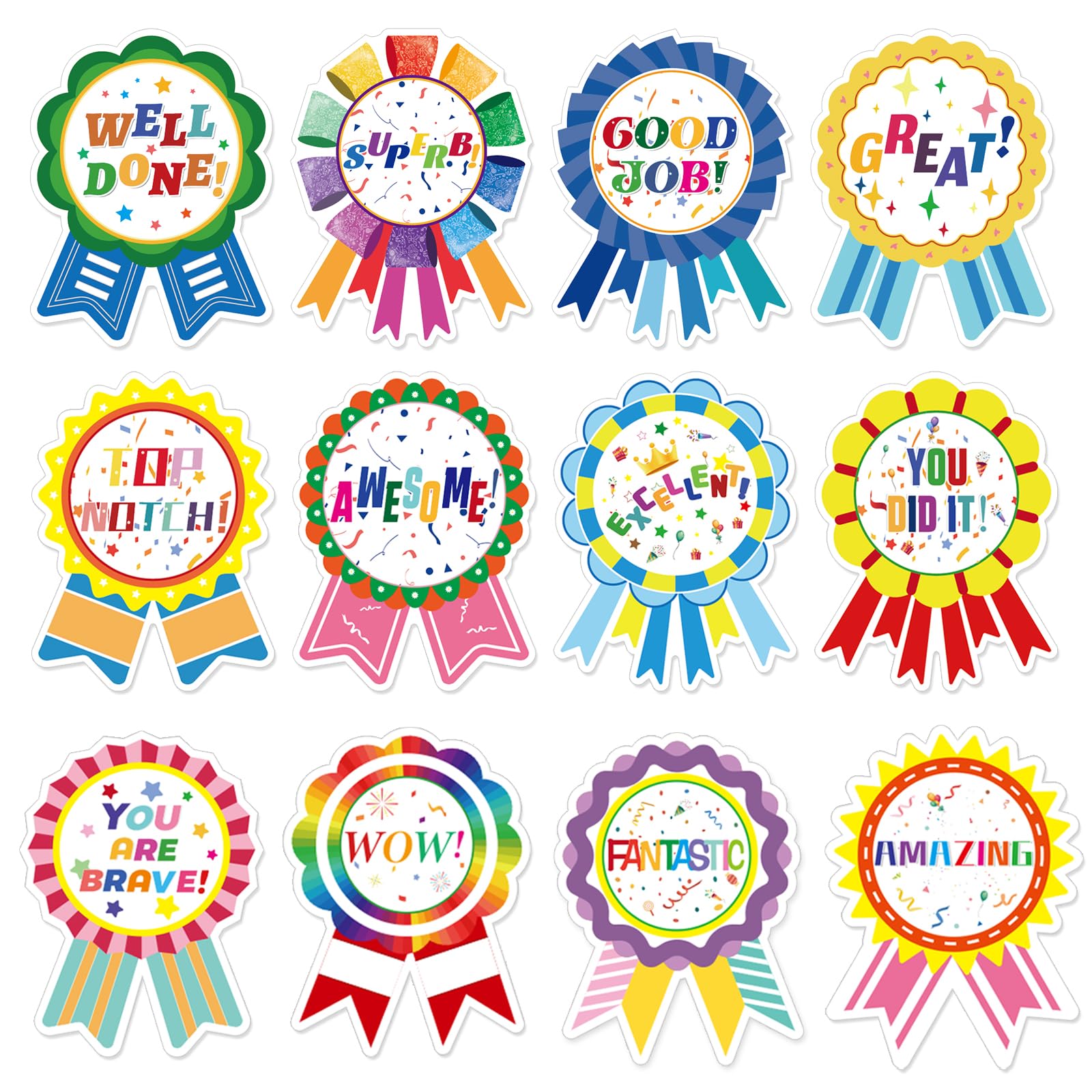 Amazon.com : Yeachlaing Reward Stickers Badge Designs,2.4×1.8 Inch ...