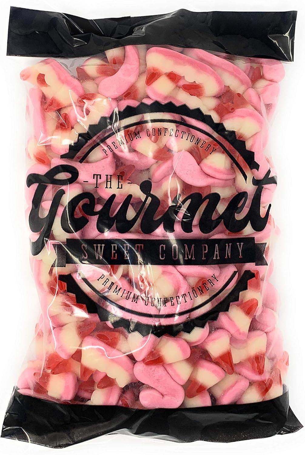 Mini Teeth Fangs 1kg Share Bag by The Gourmet Sweet Company : Amazon.co ...