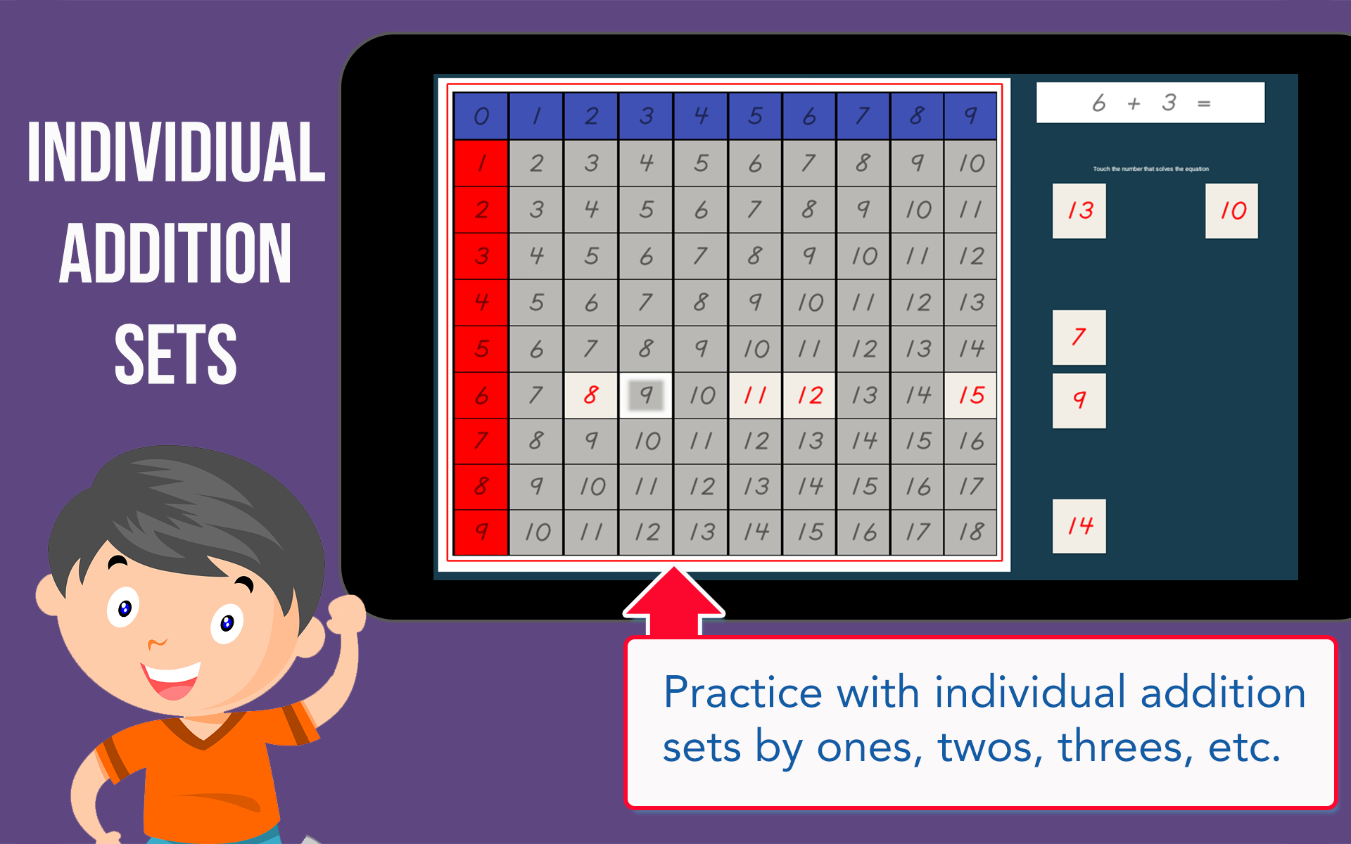 Montessori Addition Charts - First Grade Math - App on Amazon Appstore