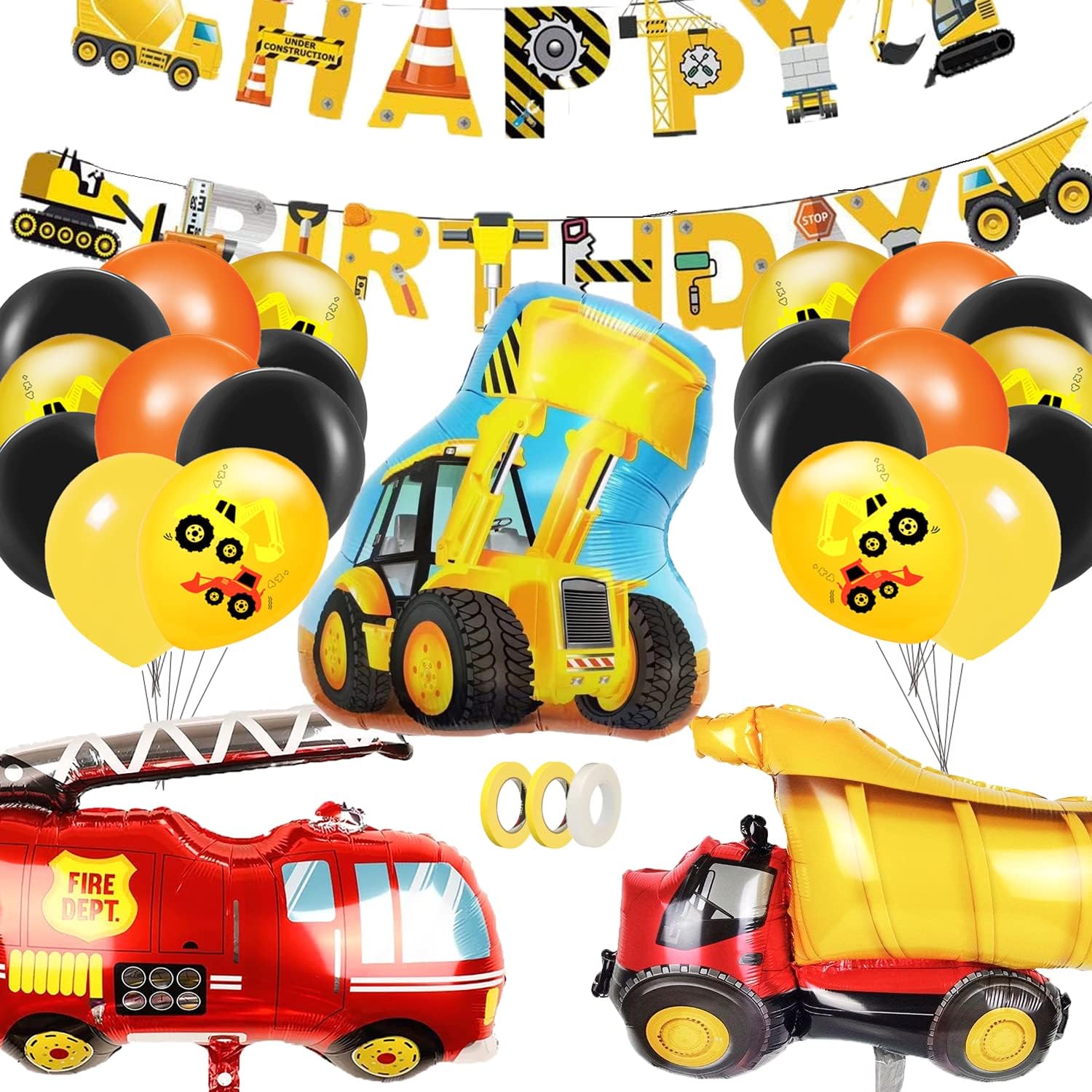 Bagger Geburtstag deko 2 Jahre Junge Kindergeburtstag Deko, 2 ...