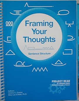 Language Circle FRAMING YOUR THOUGHTS SENTENCE STRUCTURE PROJECT READ ...