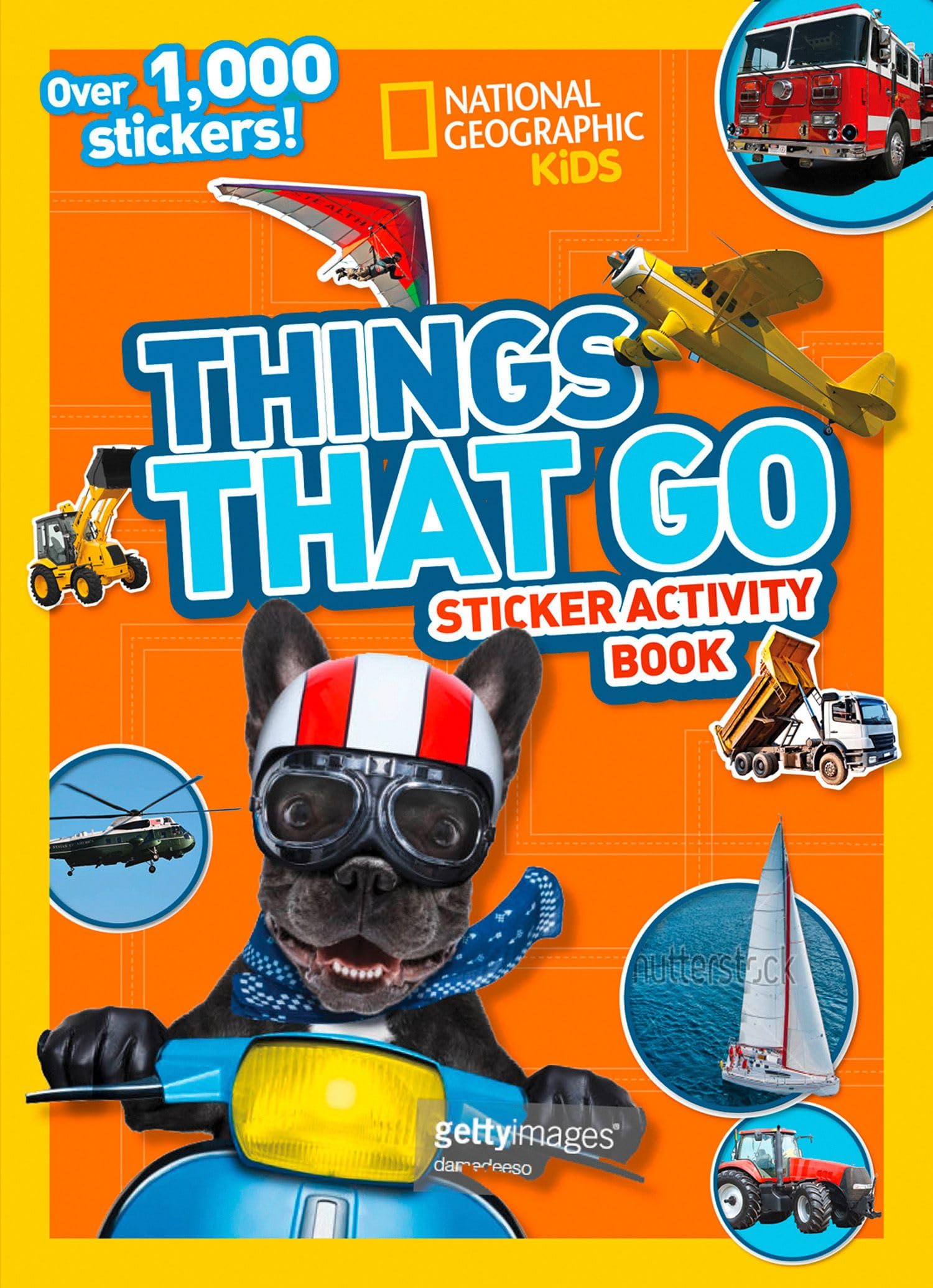 Things That Go Sticker Activity Book: Kids, National Geographic ...