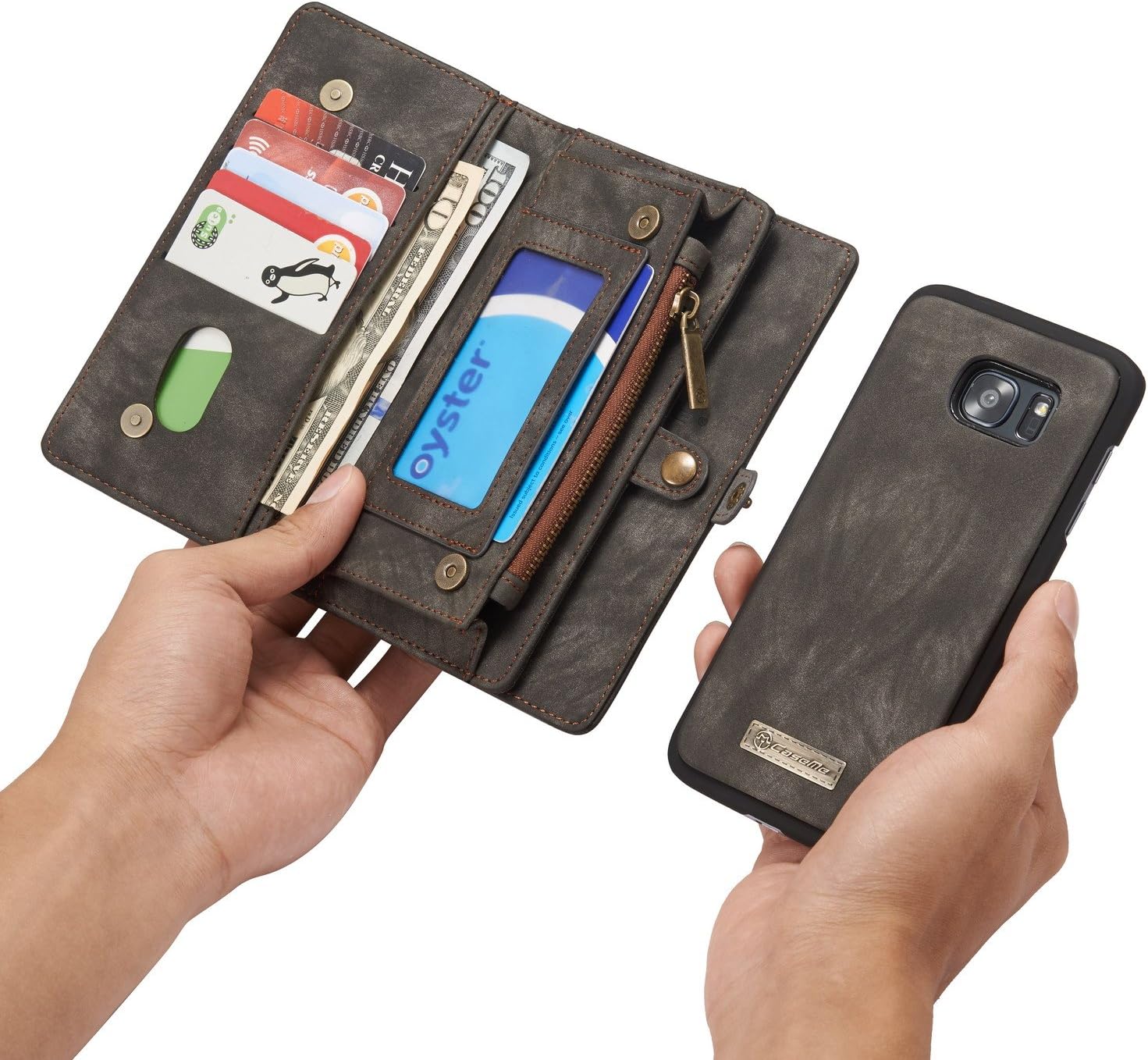 Amazon.com: RAYTOP® [Magnetic Removable Phone Case + [11 Card Holders ...