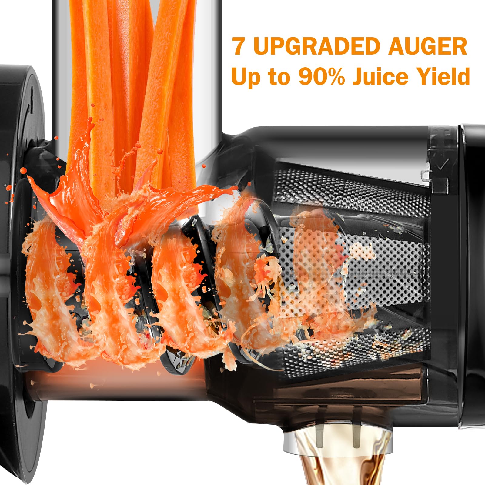 Snapklik.com : Slow Juicer Machines, AMZCHEF Masticating Juicer