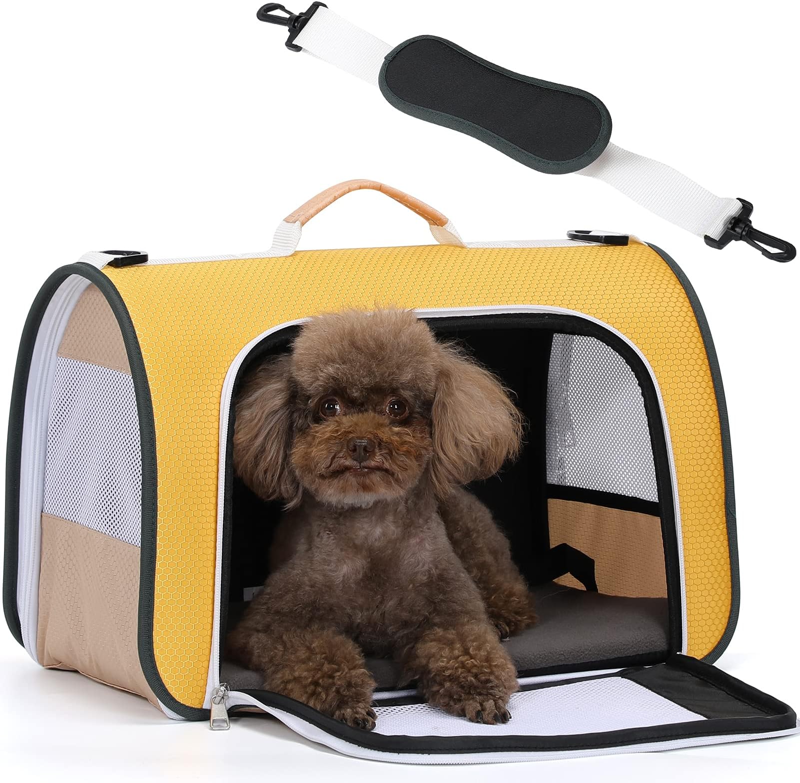 A4PET Transportbox Katze & Hund, Hundetasche Transporttasche für Katze und Hund, Faltbare ...