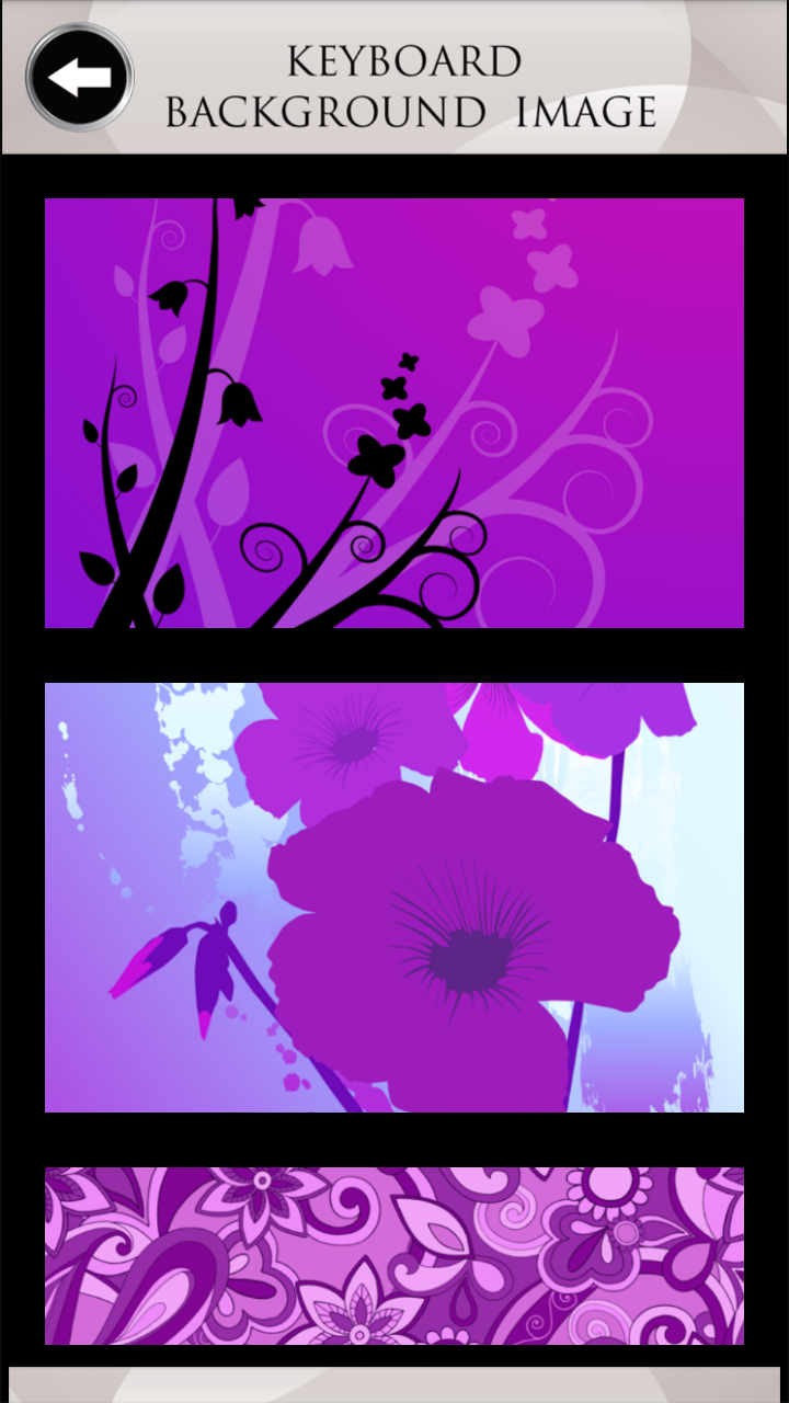Purple Flowers Keyboards - App on Amazon Appstore
