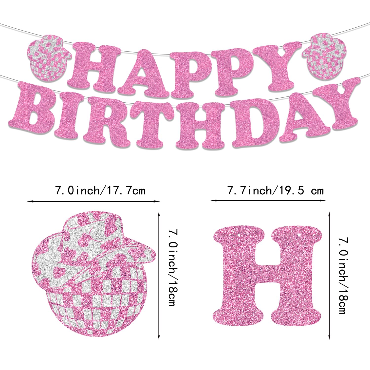 Snapklik.com : Disco Cowgirl Birthday Party Decorations - Disco Cowgirl ...