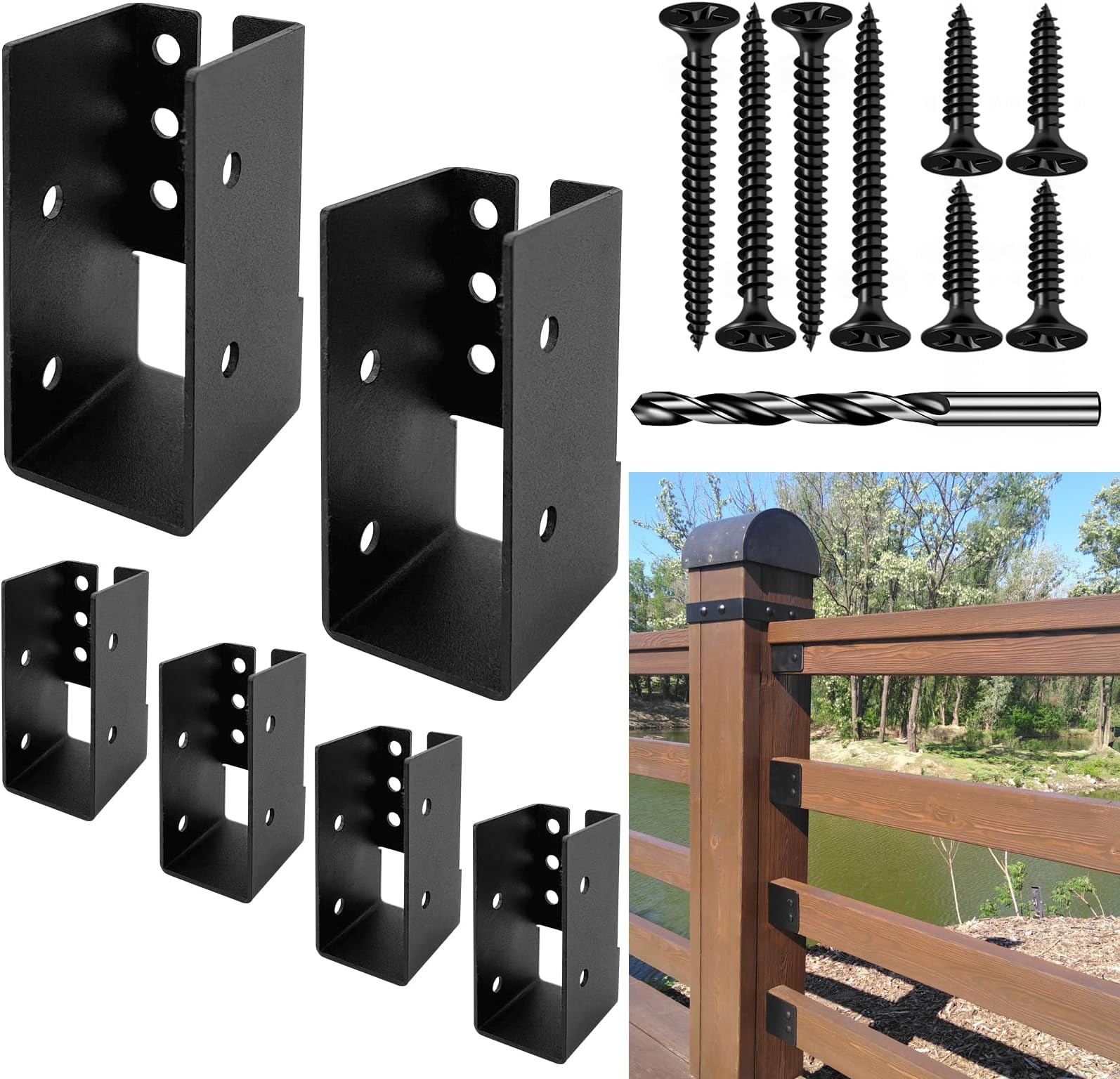Amazon.com: DEVALLEY Concealed Joist Hanger Brackets, Woodwork ...