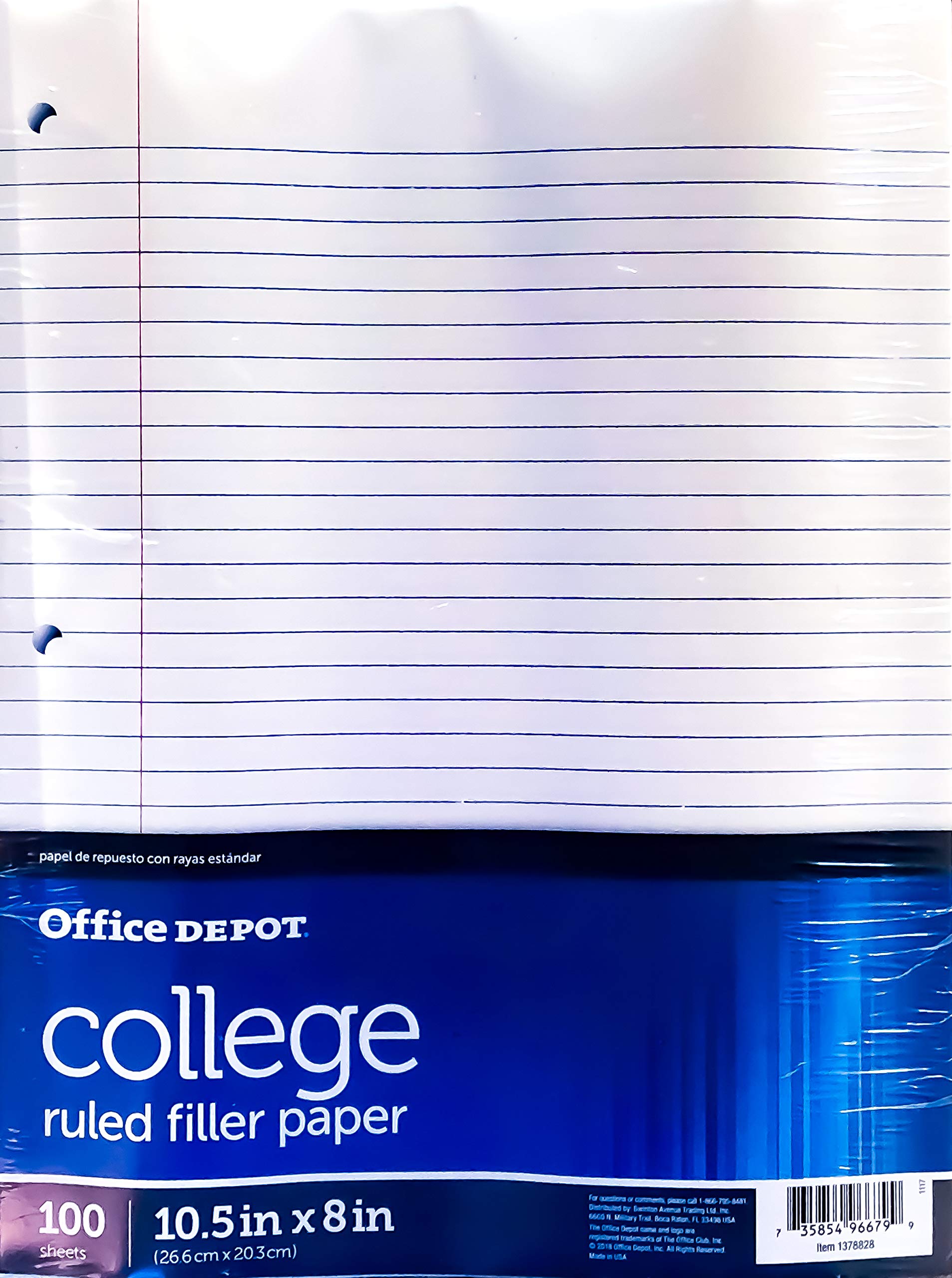Amazon.com : Office Depot Brand Filler Paper, College Ruled, 92 ...