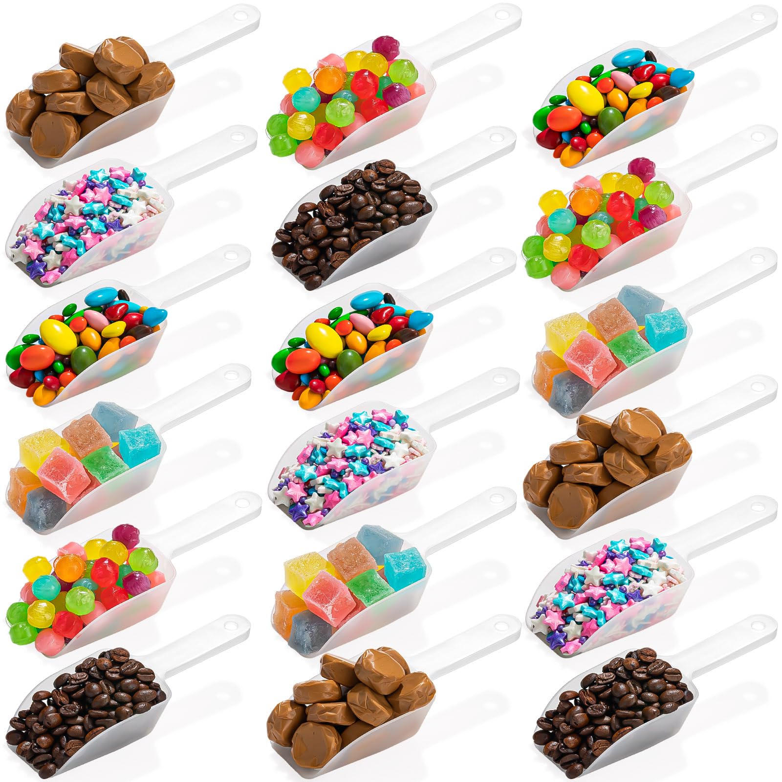 Amazon.com: 18 Pcs Candy Scoops for Candy Buffet, Mini Ice Cream Scoop ...
