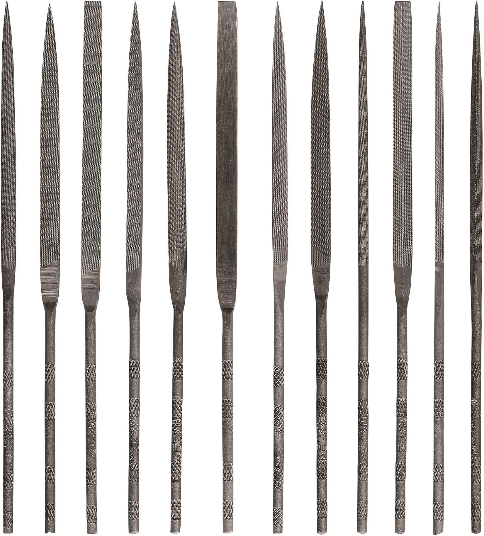 Swiss Pattern File by Grobet Needle 5-1/2" Cut 2 Set of 6 - Amazon.com
