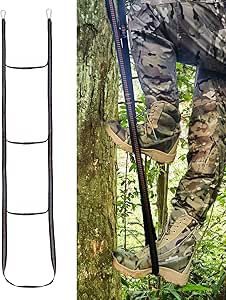 Amazon.com: 3-Step Climbing Stick Aider with 2*Durable Carabiners, Tree ...