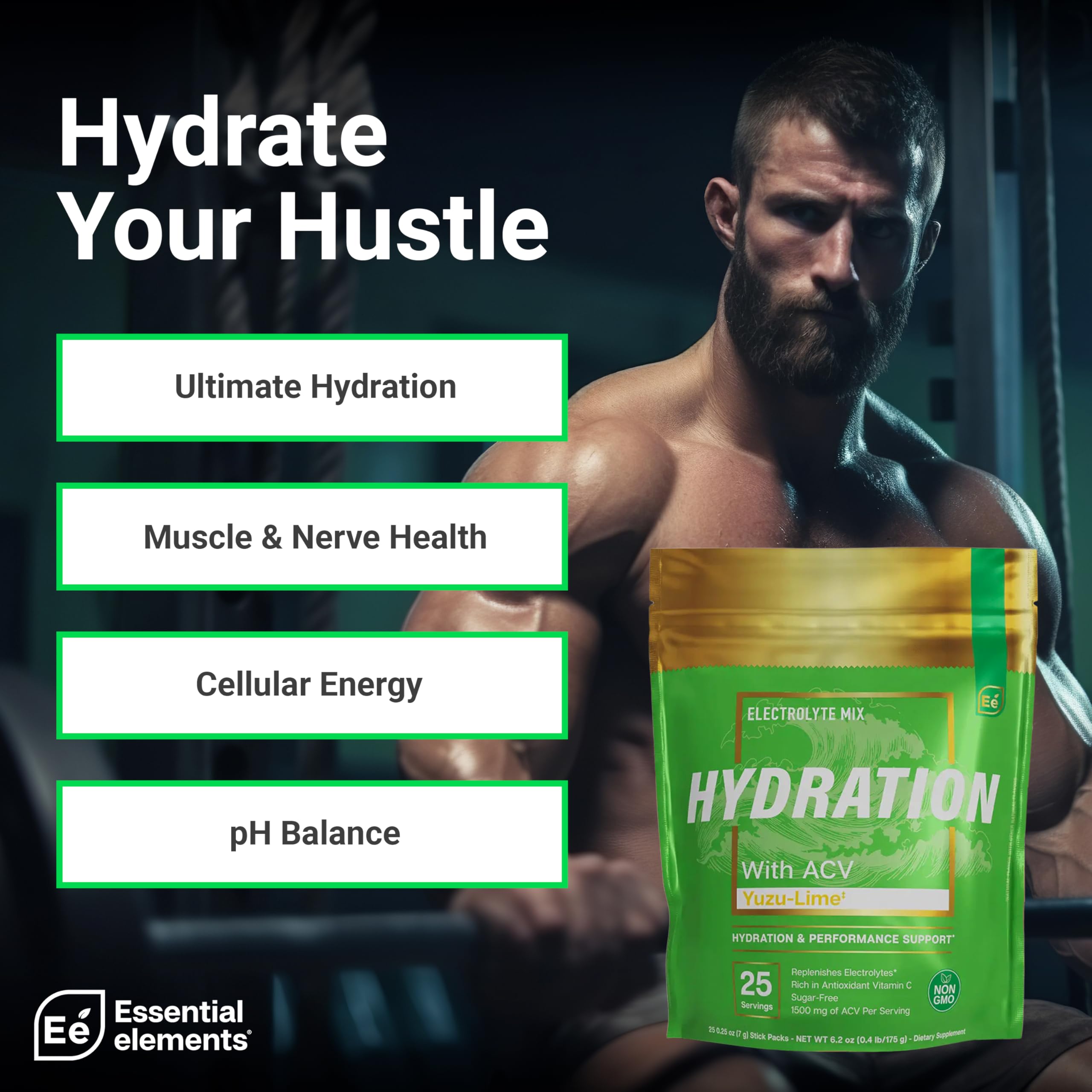 Snapklik.com : Essential Elements Hydration Packets - Yuzu Lime Pack ...