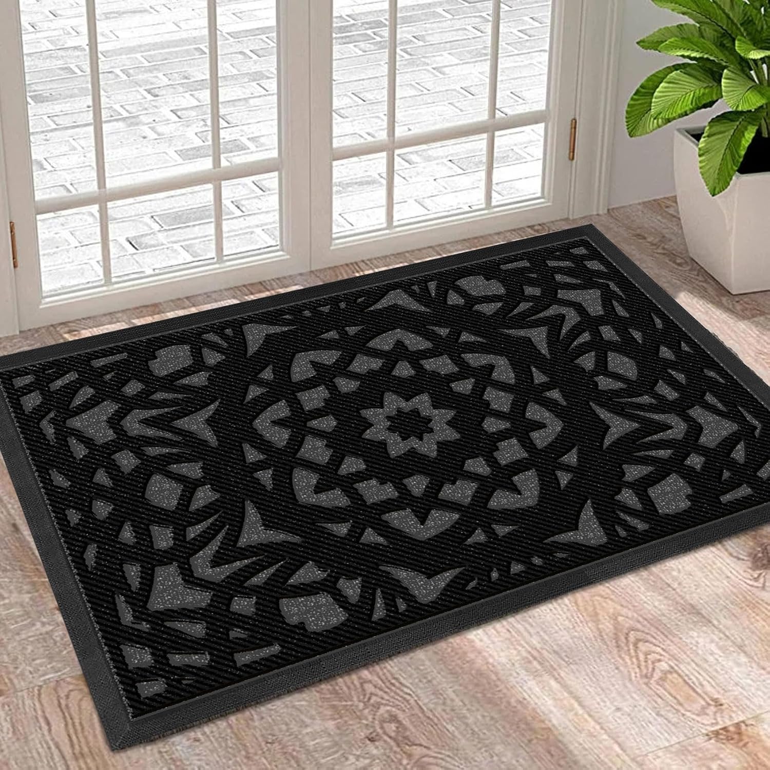 Amazon.com: Bulijojo Sturdy Front Door Mat,Durable Heavy Duty Welcome ...