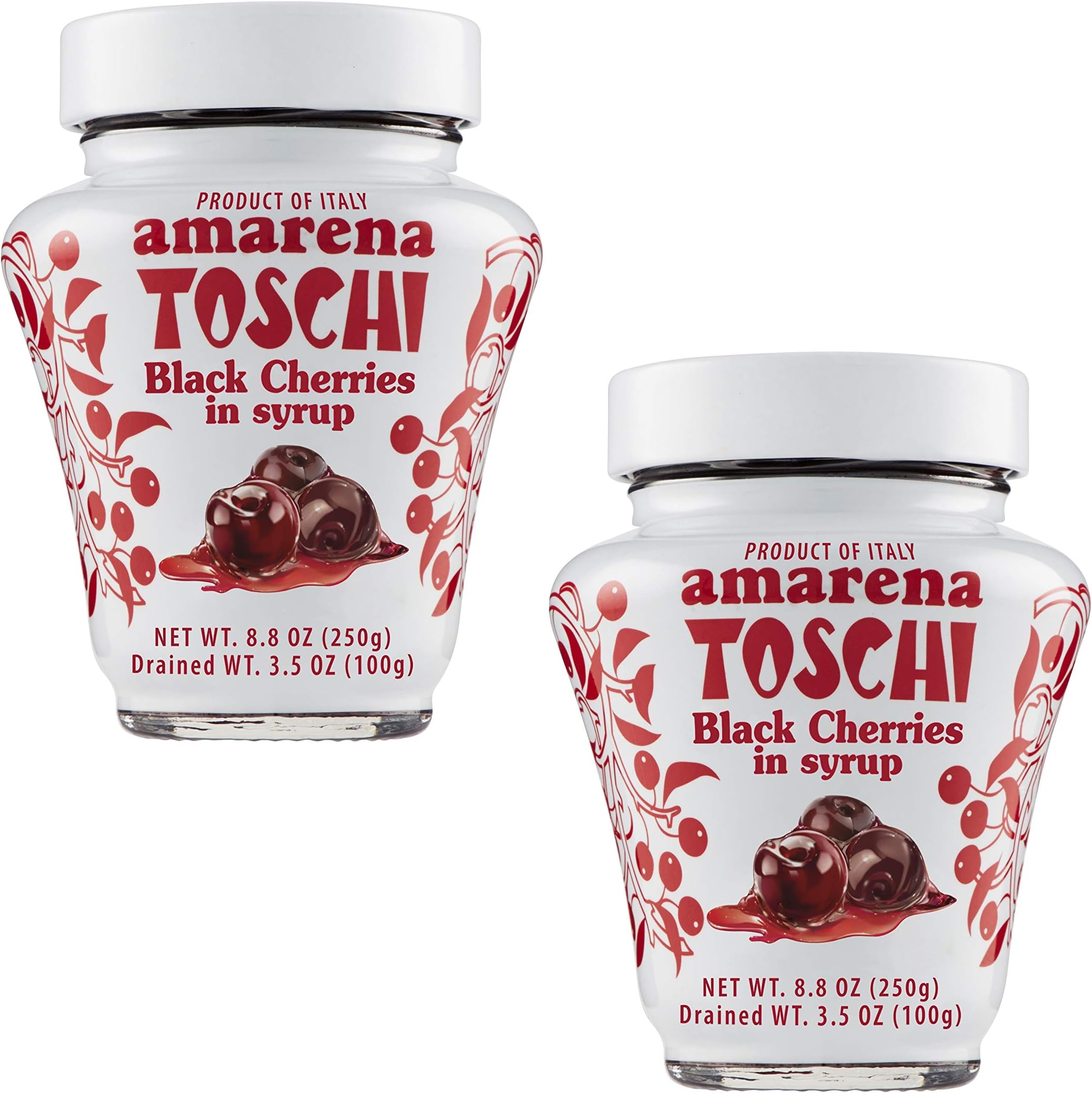 Amazon.com : Amarena Cherries by Toschi - 10.6 ounce (10.6 ounce ...