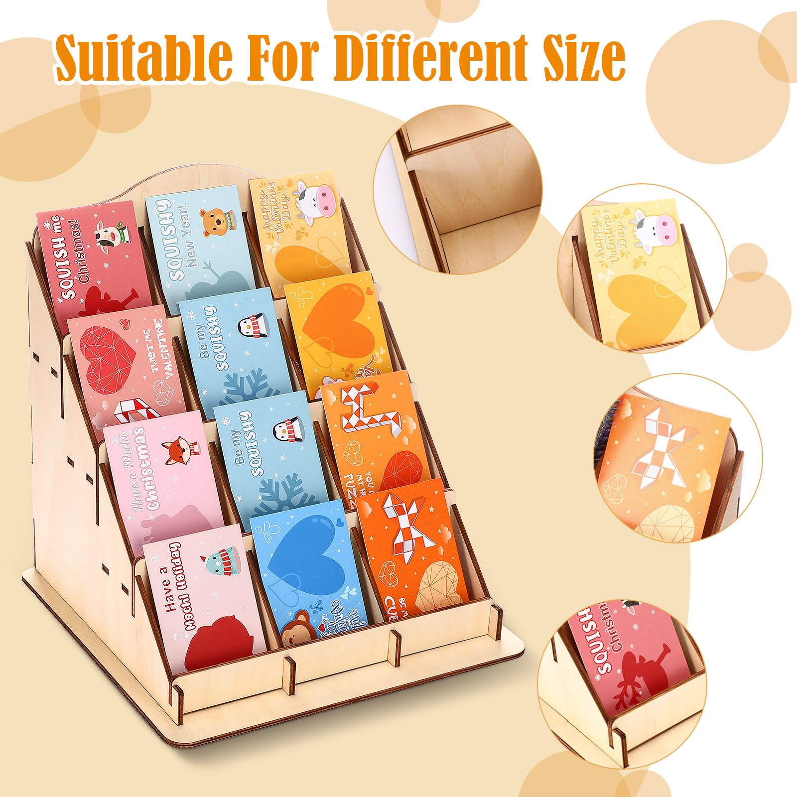 Snapklik.com : Barydat 2 Pack Greeting Card Organizer Display Stand ...