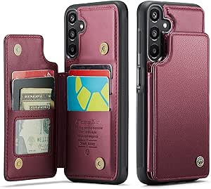 Amazon.com: Vinich for Samsung Galaxy A15 Wallet Case with Card Holder, RFID Blocking Credit ...
