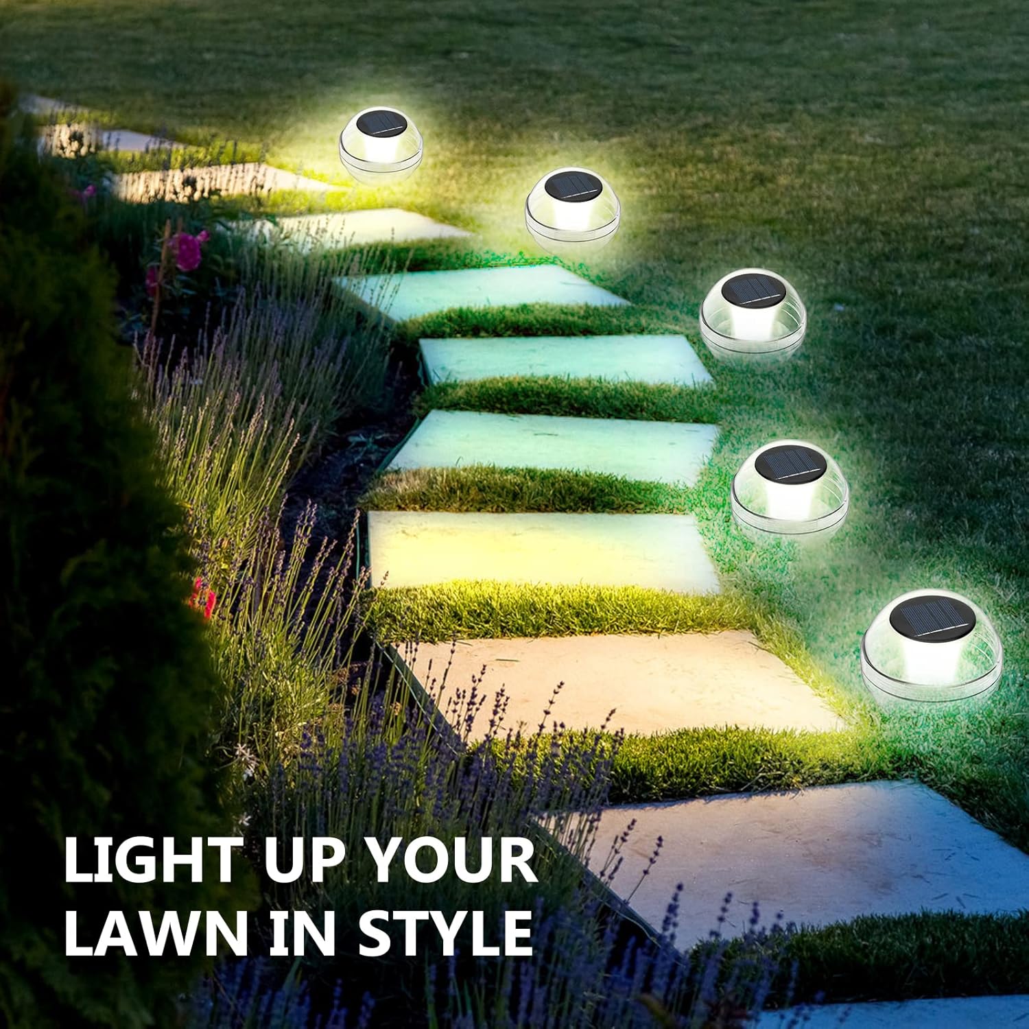 Mydethun Solar Powered Outdoor Light Ball - Light for Indoor, Outdoor ...