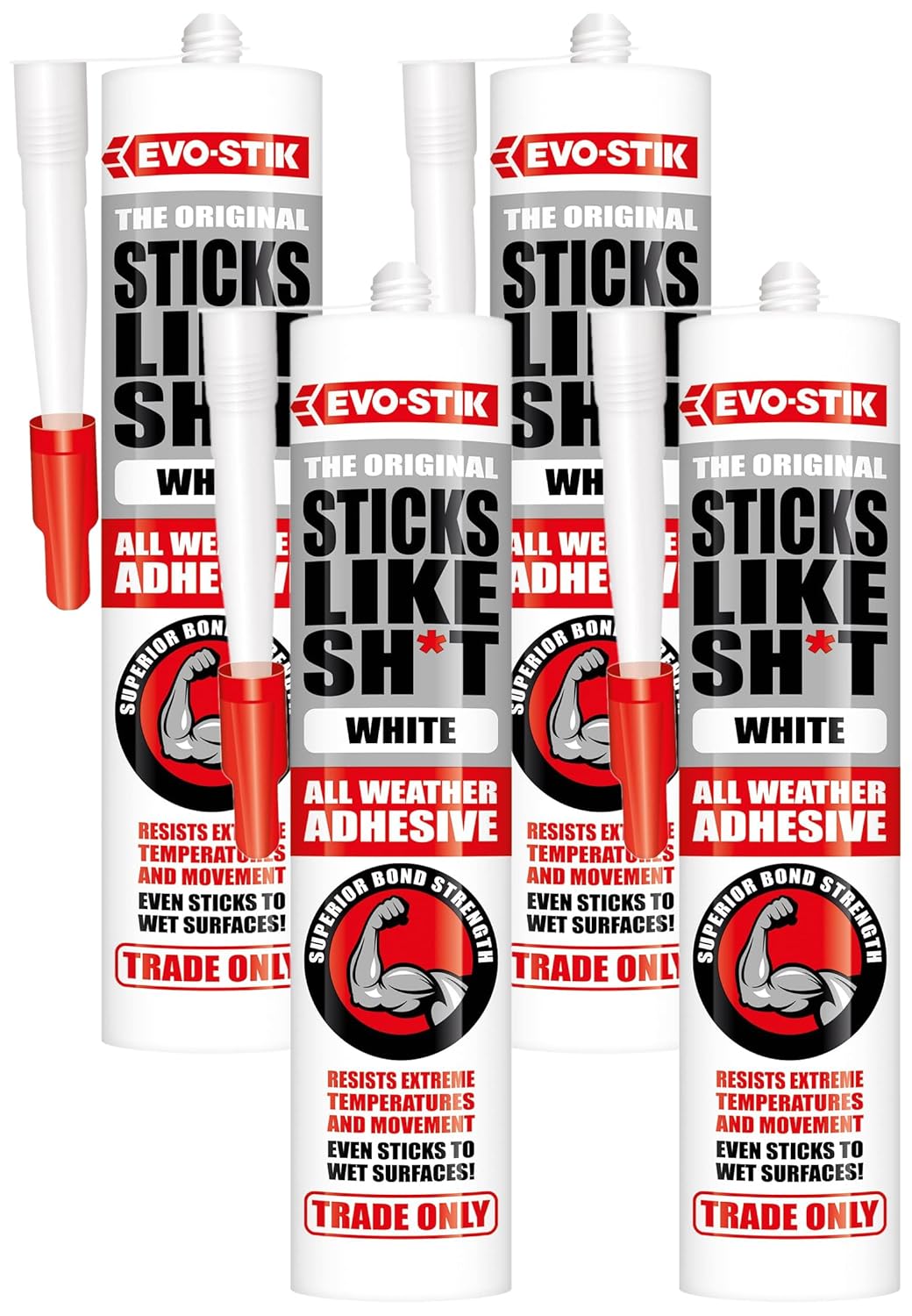 EVO-STIK Sticks Like Sh*t Adhesive, All Weather, Extreme Temperature ...