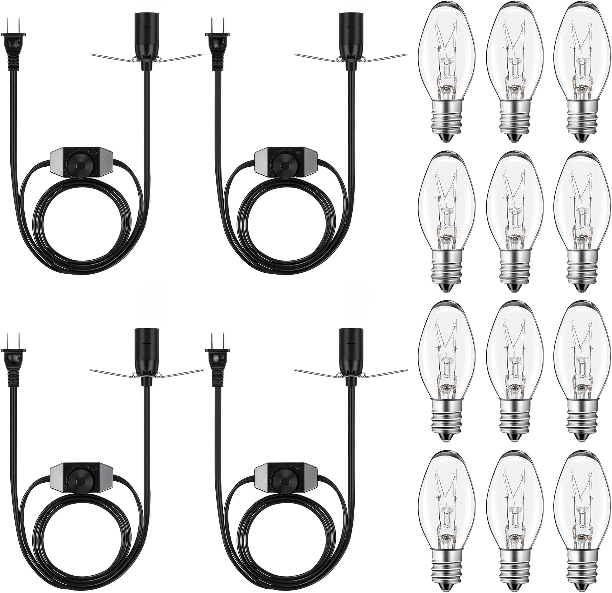 Amazon.com: Sigely 3 Pack Salt Lamp Accessory Cord Replacement Give 9 ...