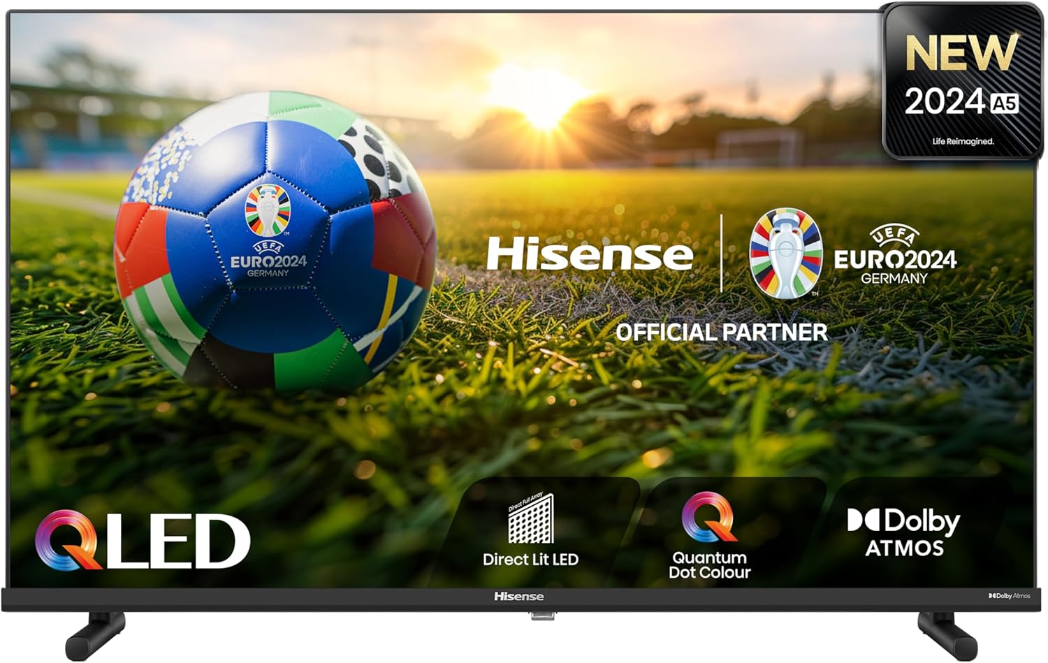 Hisense 32A5NQ 80 cm (32 Zoll) QLED Fernseher Full HD, Smart TV, Triple Tuner, AI Sports Mode ...