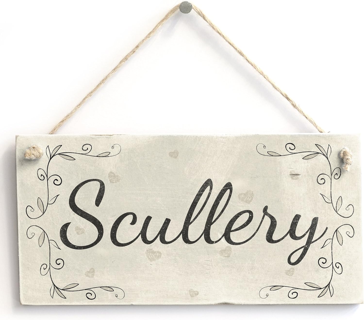 Scullery Handmade French Country Decor Wood Sign/Plaque for Kitchen ...