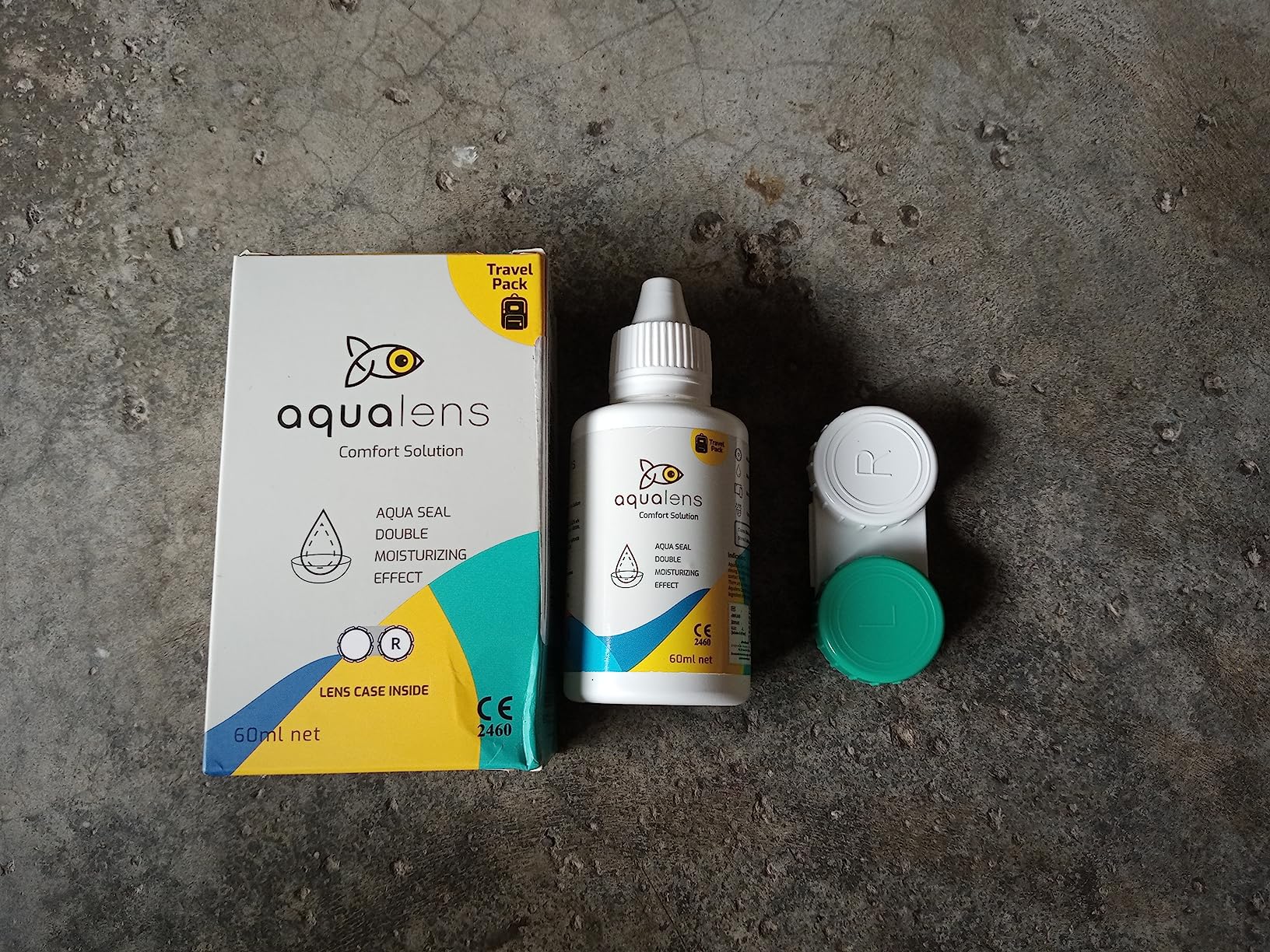 Buy Aqualens Comfort Contact Lens Solution 60ML - Pack of 1 (Lens Cases ...