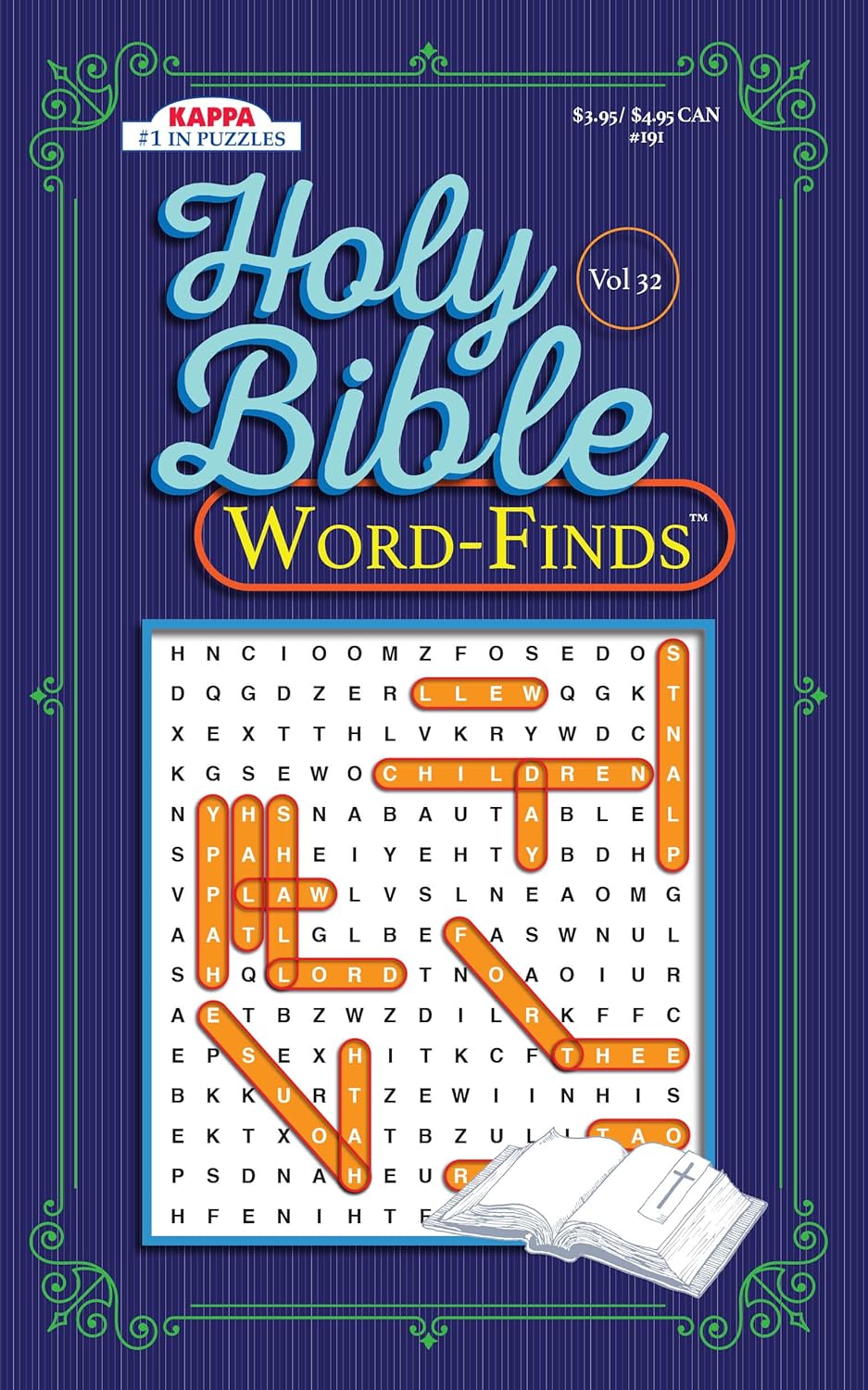Holy Bible Word-Finds Word Search Puzzle Book: Kappa Books Publishers ...